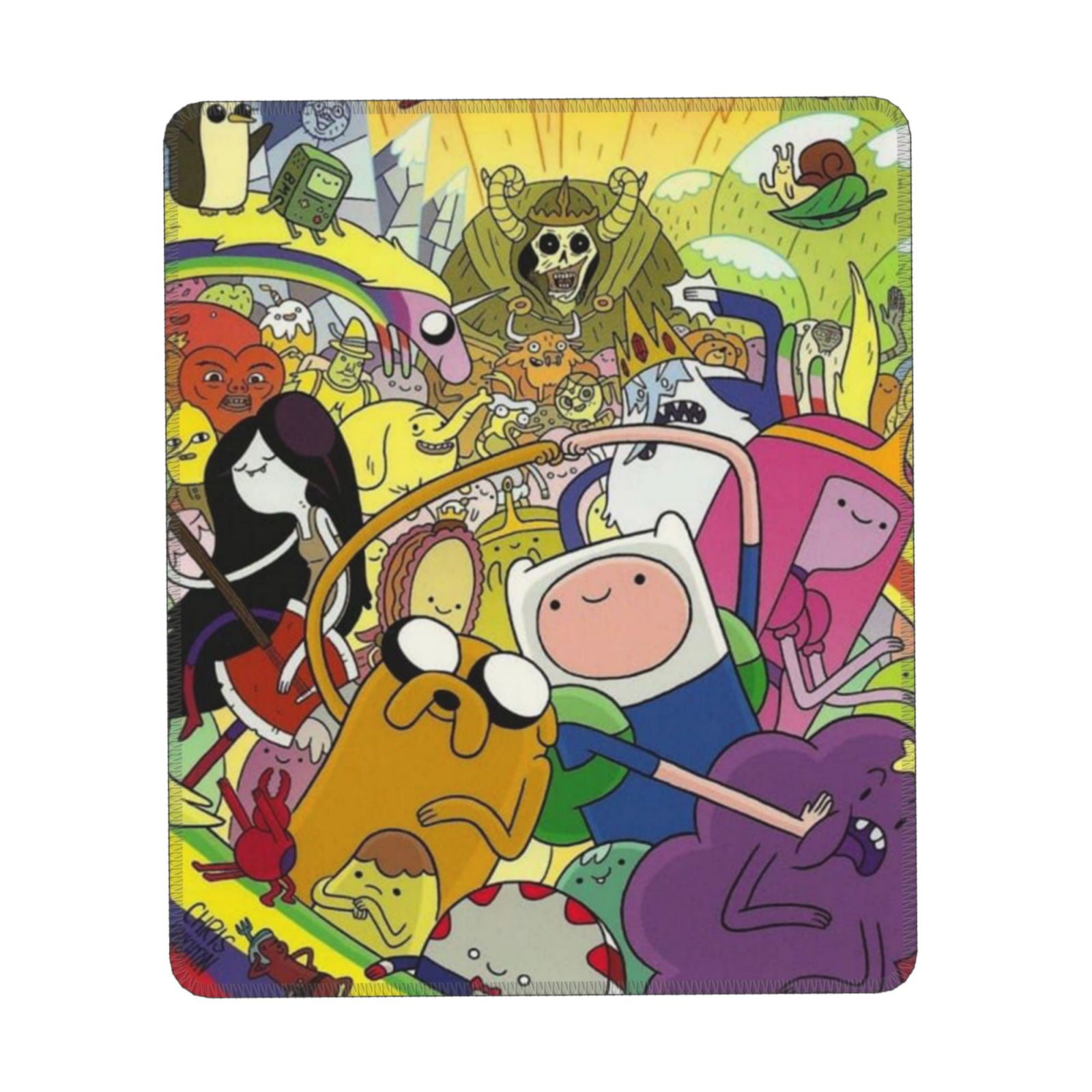 Adventure Time Mouse Pad 7 X 8.6 In Non-Slip Keyboard Mat Rubber Base ...