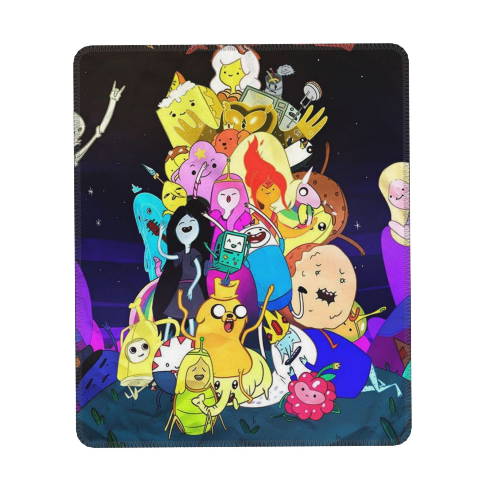 Adventure Time Mouse Pad 7 X 8.6 In Non-Slip Keyboard Mat Rubber Base ...