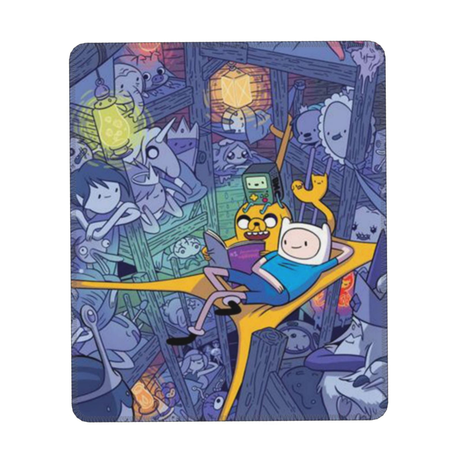 Adventure Time Mouse Pad 8.3 X 10.3 In Non-Slip Keyboard Mat Rubber ...