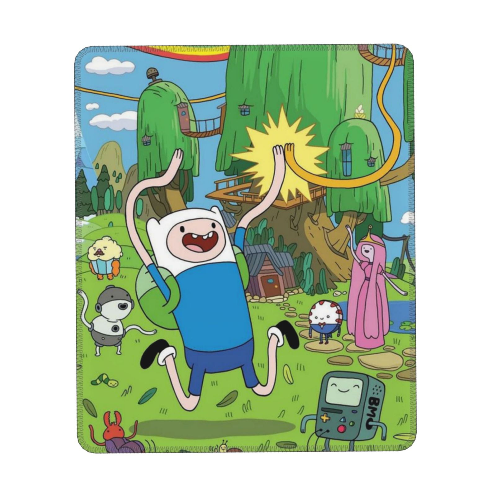 Adventure Time Mouse Pad 8.3 X 10.3 In Non-Slip Keyboard Mat Rubber ...