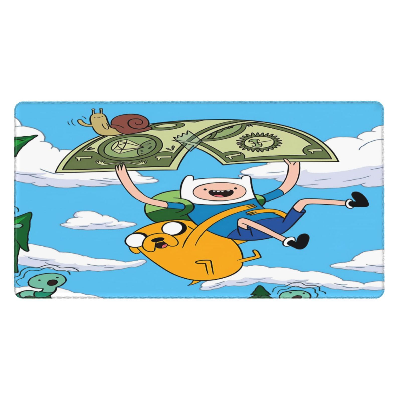 Adventure Time Mouse Pad Extended Desk 16x29.5 Inch , Smooth Surface ...