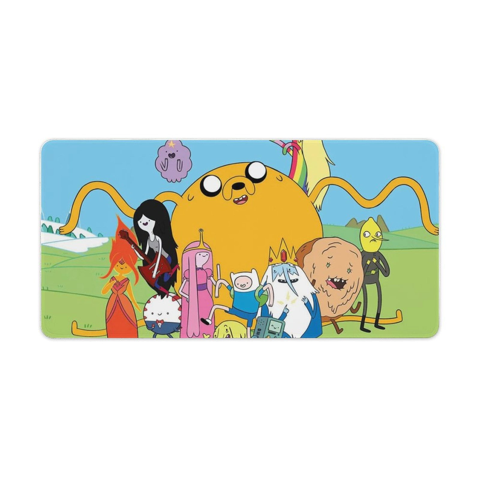Adventure Time Mouse Pad No-sliped Large Mousepad Extended Gaming Desk ...