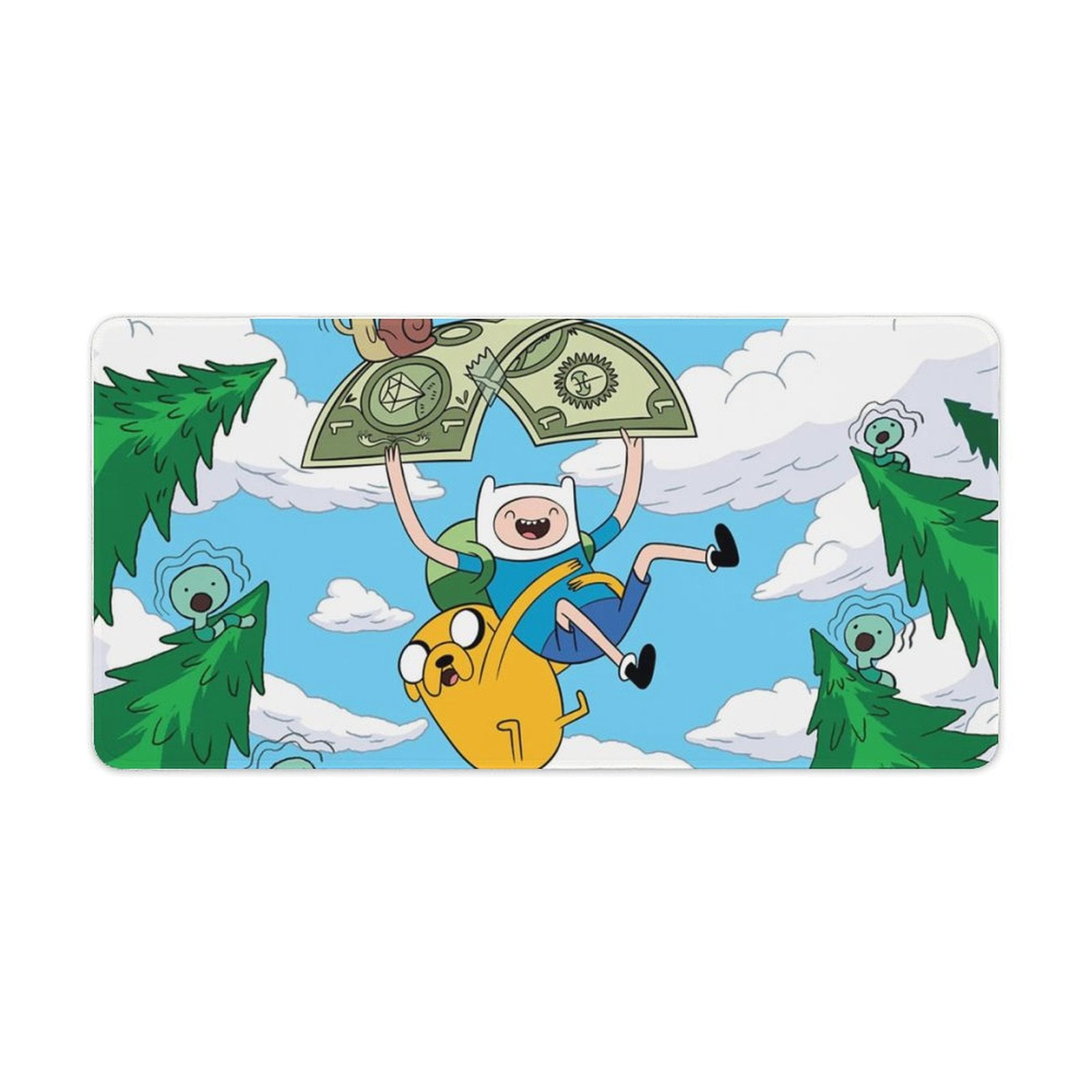 Adventure Time Mouse Pad No-sliped Large Mousepad Extended Gaming Desk ...