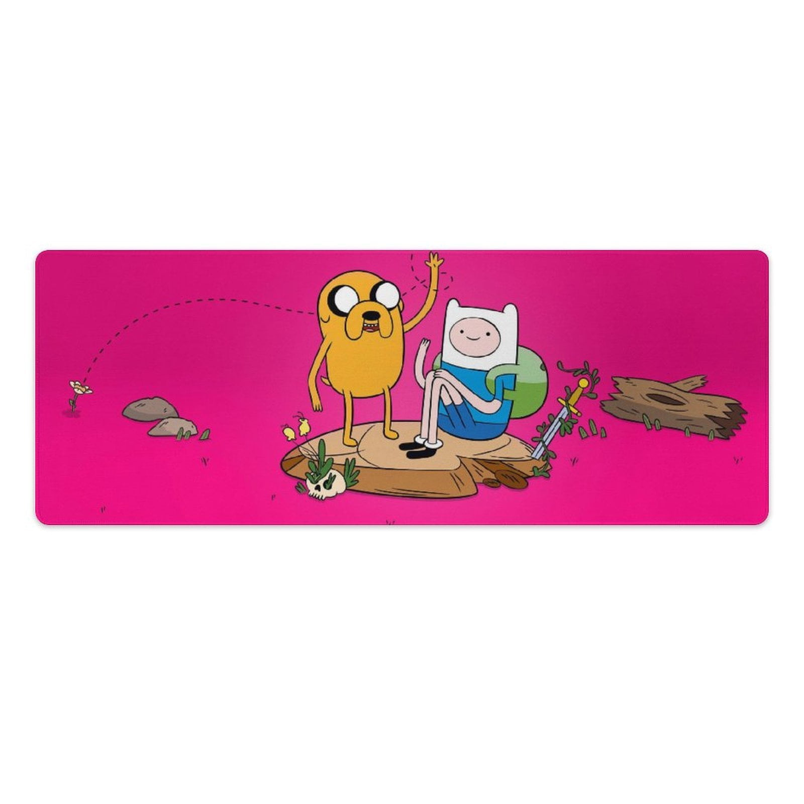 Adventure Time Mouse Pad No-sliped Large Mousepad Extended Gaming Desk ...