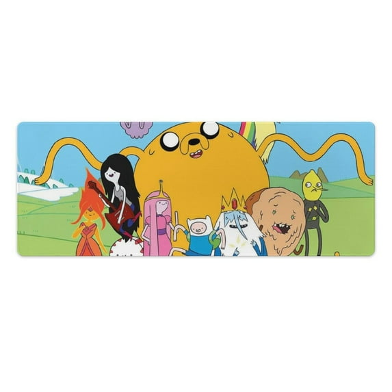 Adventure Time Mouse Pad No-sliped Large Mousepad Extended Gaming Desk ...