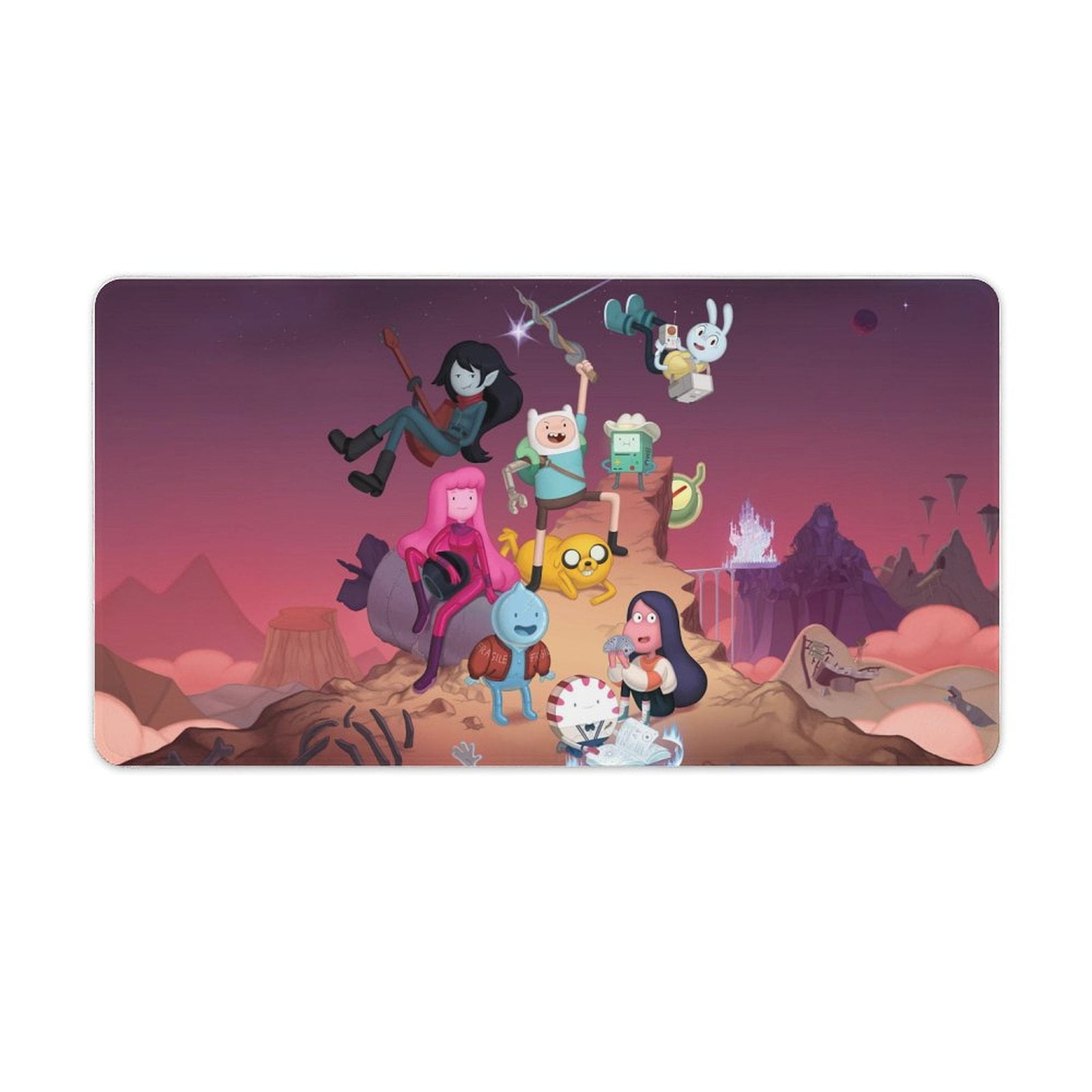 Adventure Time Mouse Pad No-sliped Large Mousepad Extended Gaming Desk ...