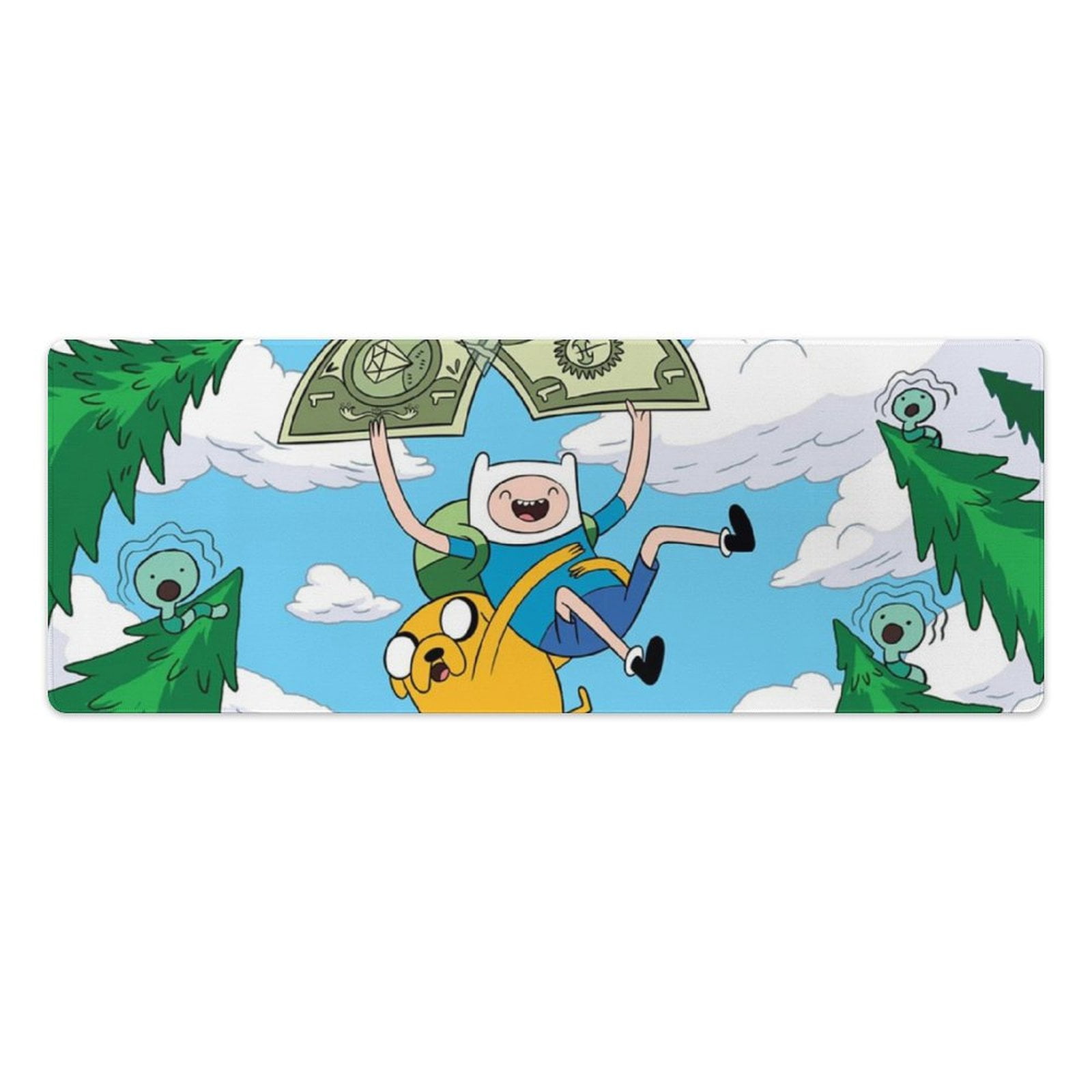 Adventure Time Mouse Pad No-sliped Large Mousepad Extended Gaming Desk ...