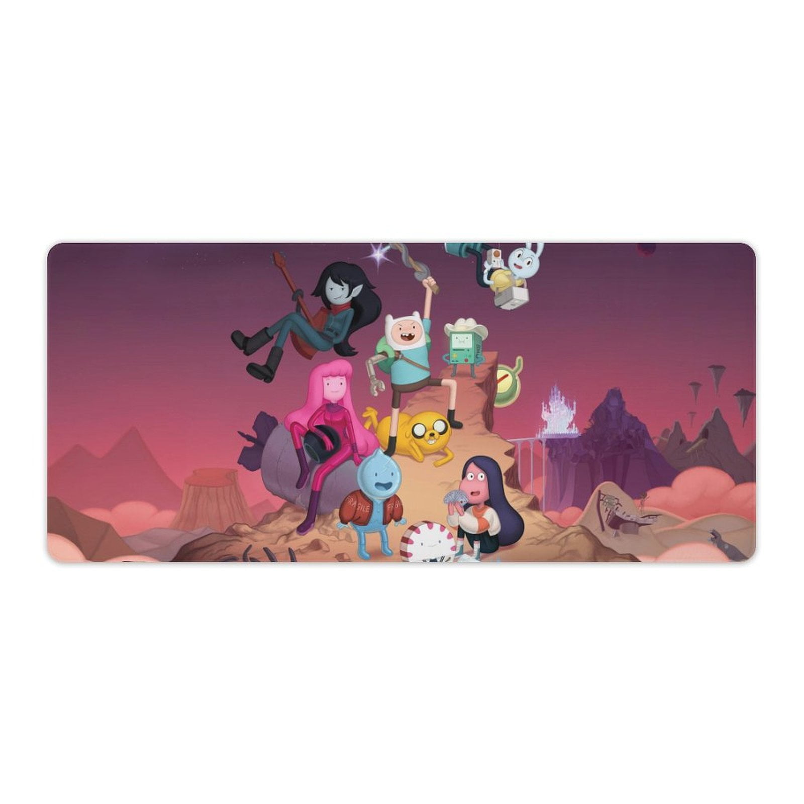 Adventure Time Mouse Pad No-sliped Large Mousepad Extended Gaming Desk ...