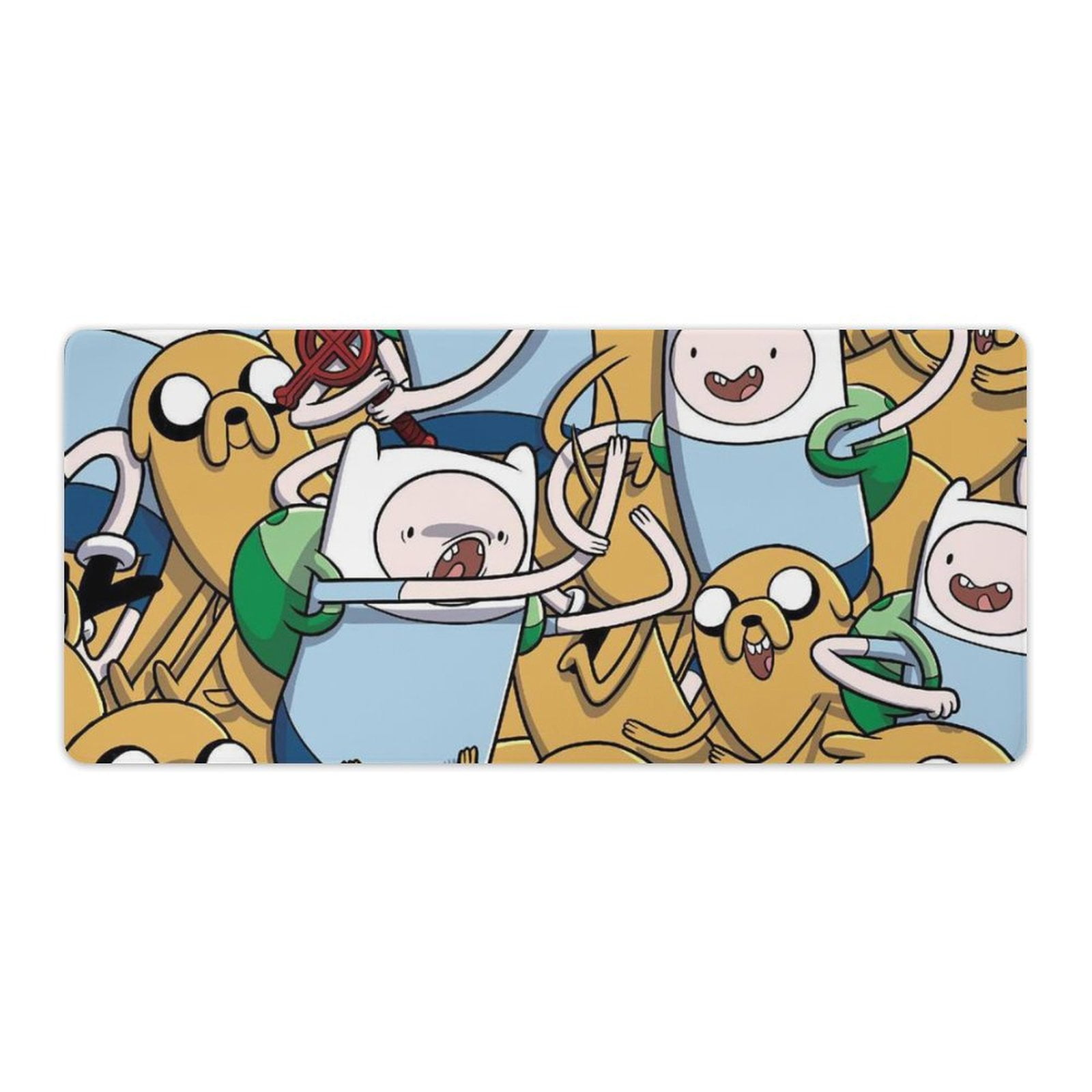Adventure Time Mouse Pad No-sliped Large Mousepad Extended Gaming Desk ...