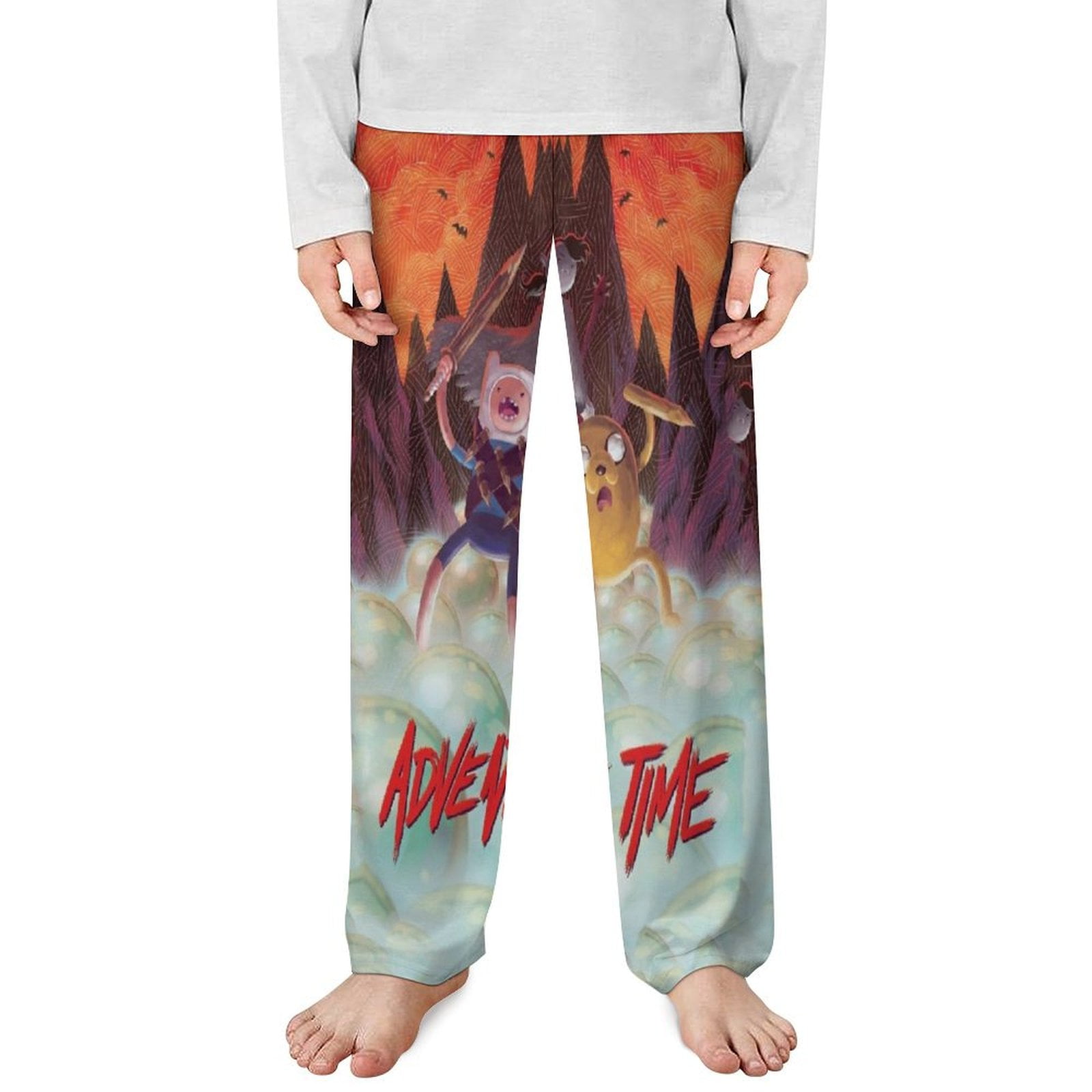 Adventure Time Pajamas for Boys Girls Cute Cartoon Print Kawaii Casual ...