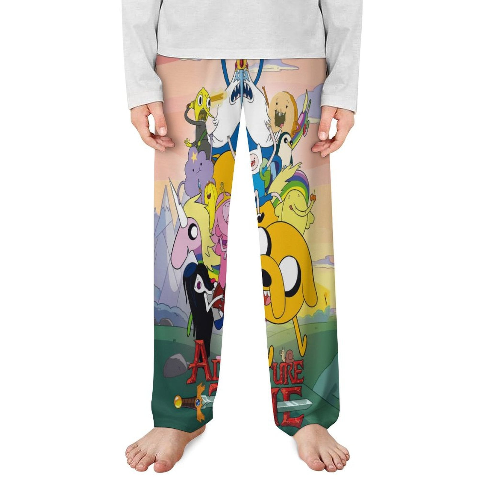 Adventure Time Pajamas for Boys Girls Cute Cartoon Print Kawaii Casual ...