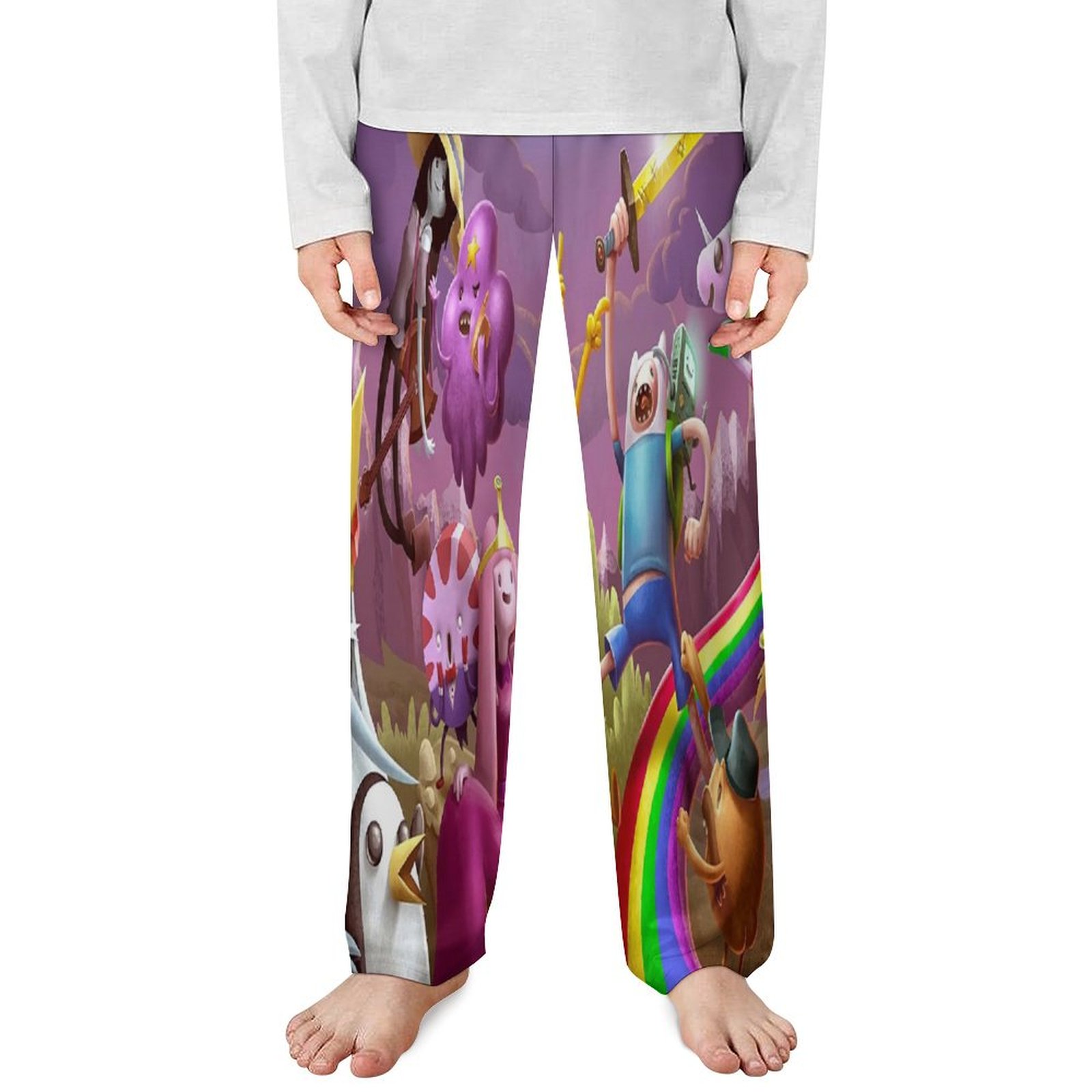 Adventure Time Pajamas for Boys Girls Cute Cartoon Print Kawaii Casual ...