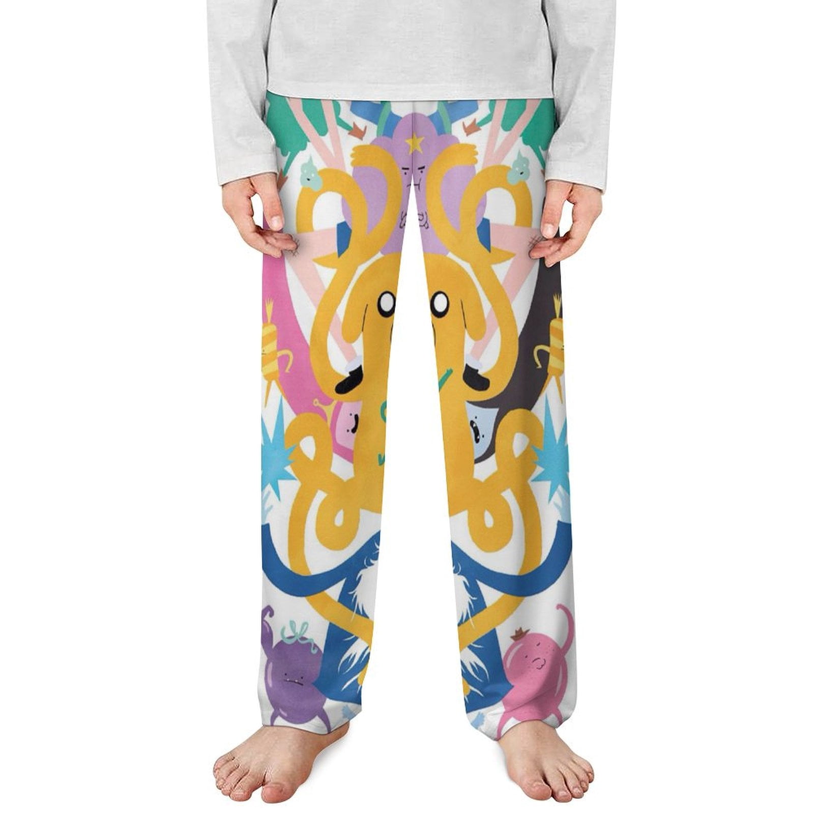 Adventure Time Pajamas for Boys Girls Cute Cartoon Print Kawaii Casual ...