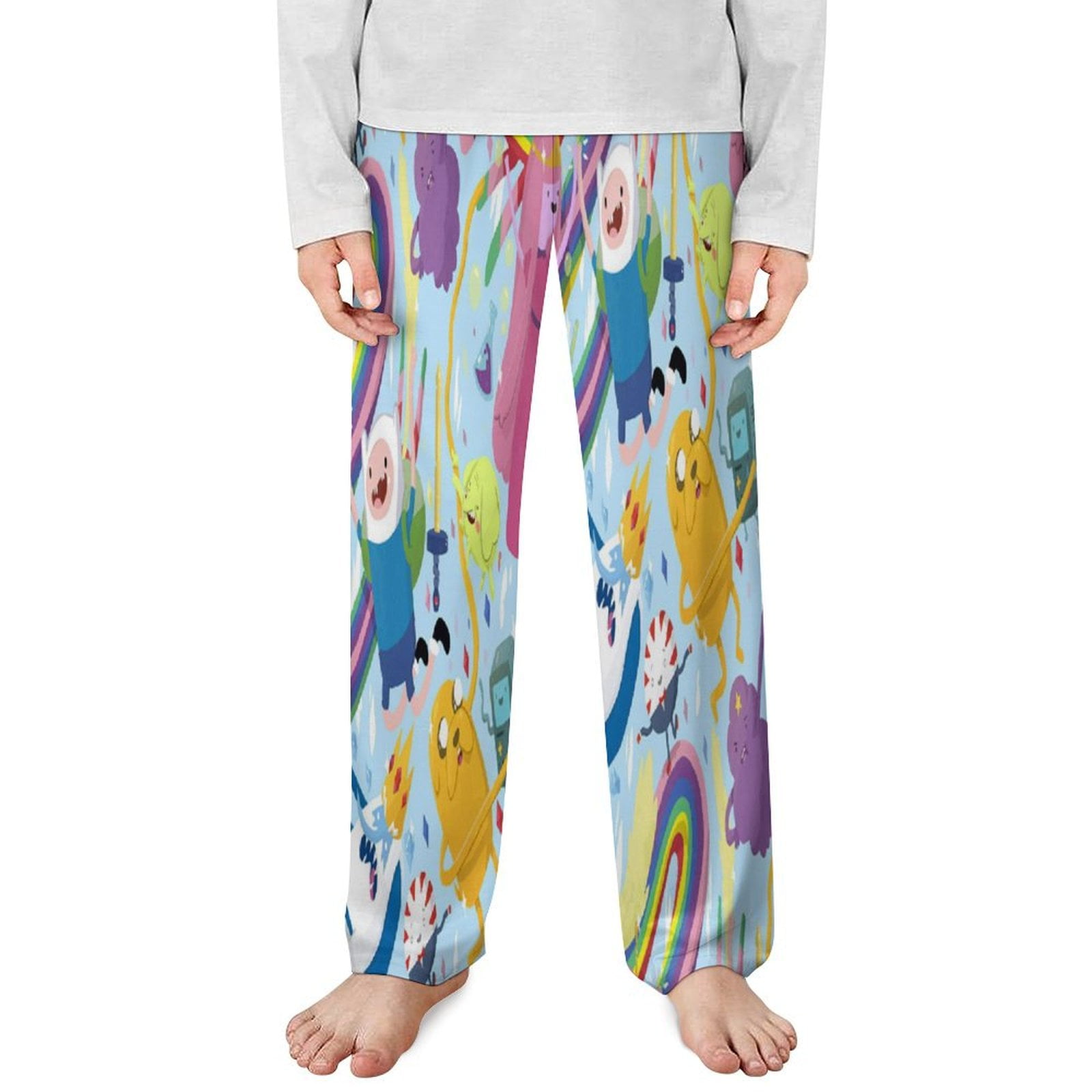 Adventure Time Pajamas for Boys Girls Cute Cartoon Print Kawaii Casual ...