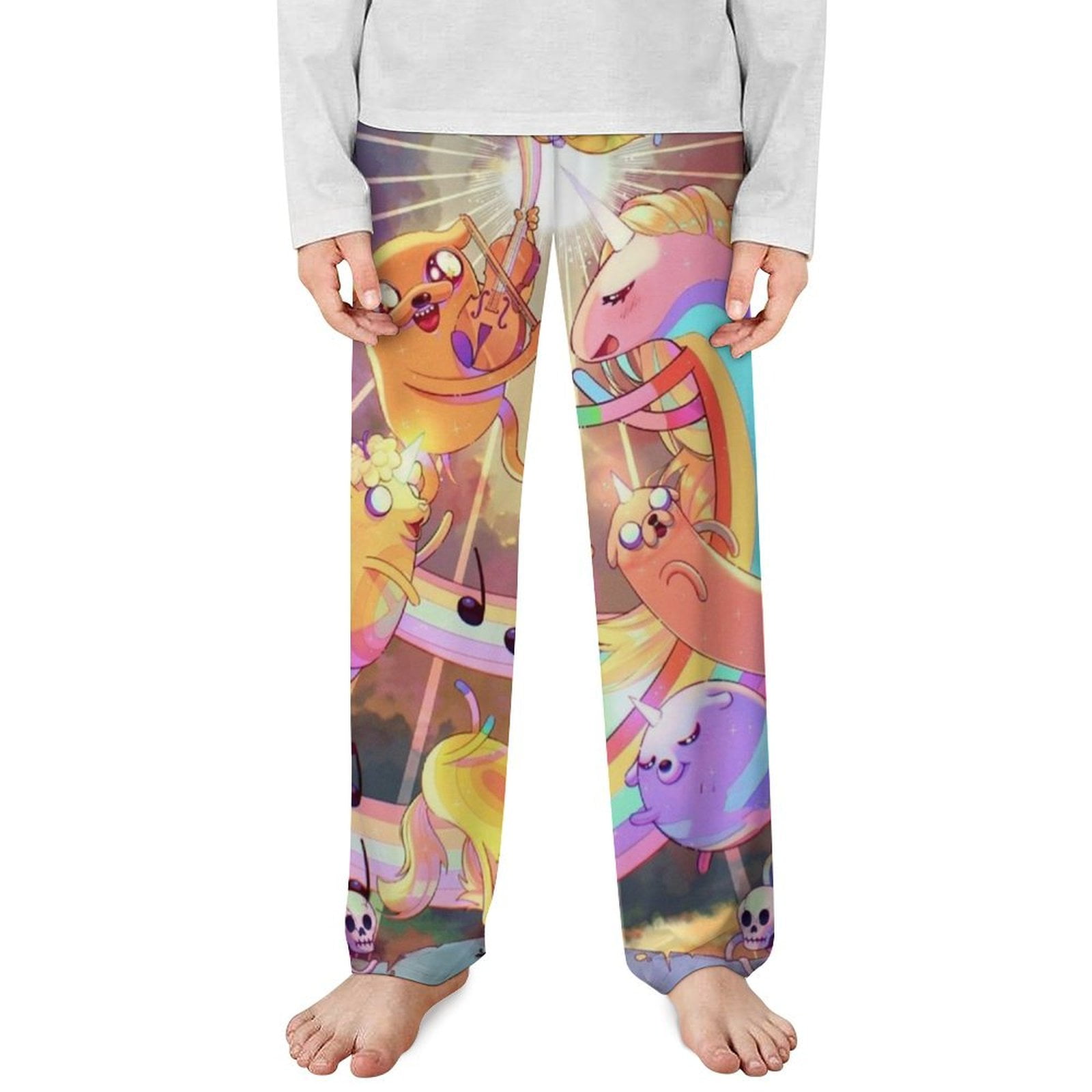 Adventure Time Pajamas for Boys Girls Cute Cartoon Print Kawaii Casual ...