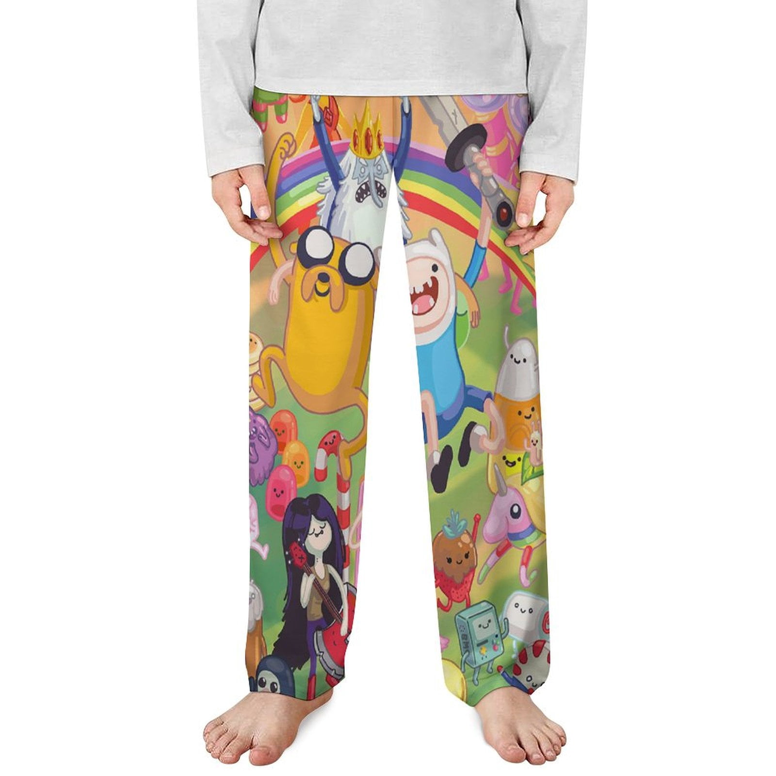 Adventure Time Pajamas for Boys Girls Cute Cartoon Print Kawaii Casual ...
