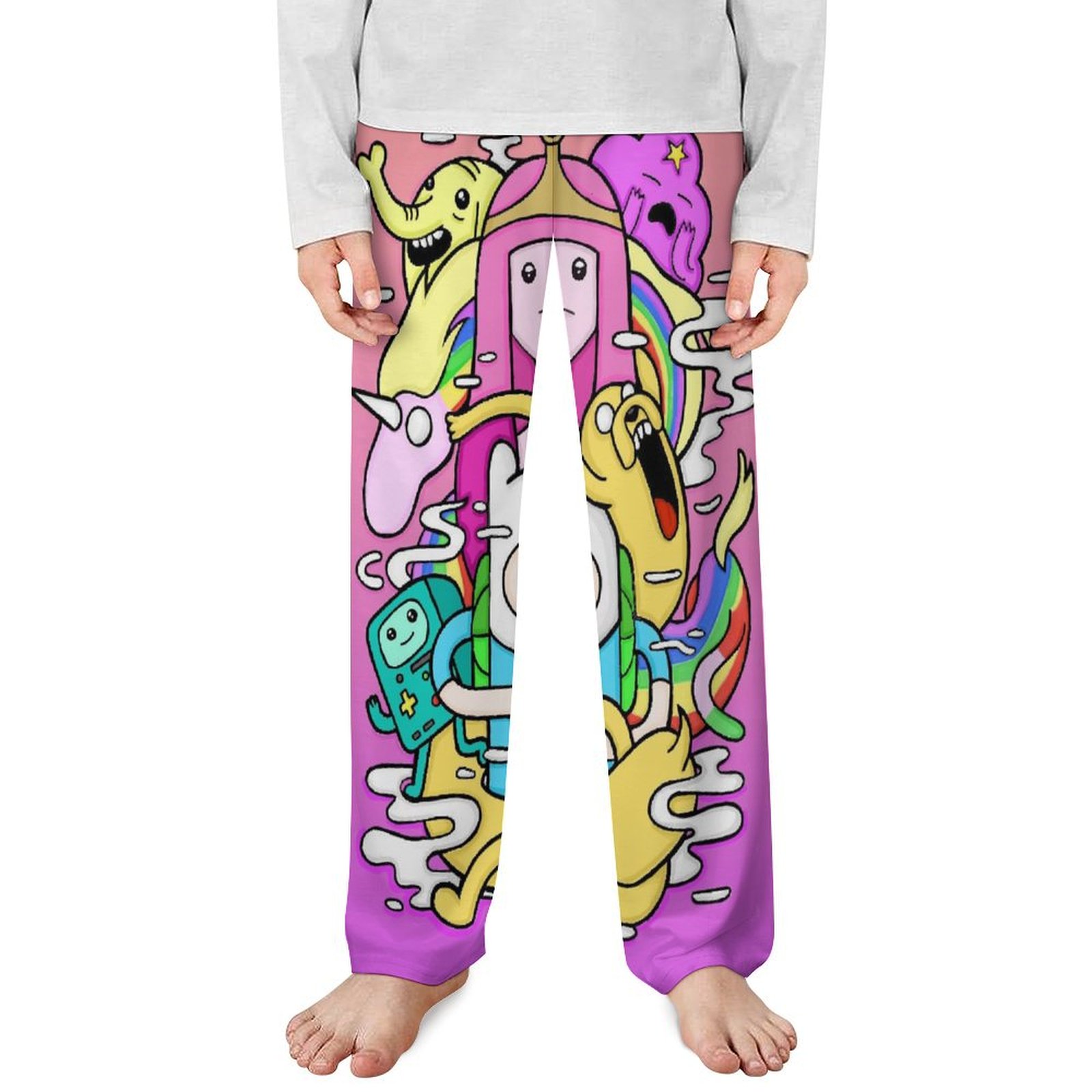 Adventure Time Pajamas for Boys Girls Cute Cartoon Print Kawaii Casual ...