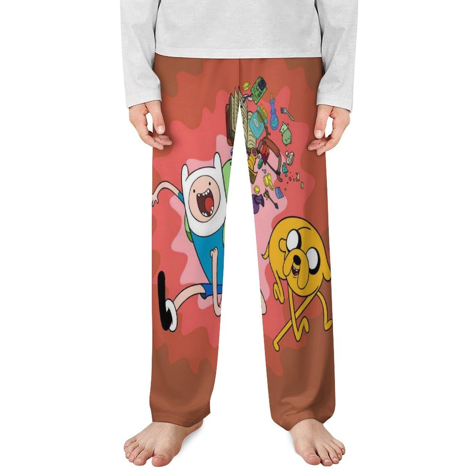 Adventure Time Pajamas for Boys Girls Cute Cartoon Print Kawaii Casual ...