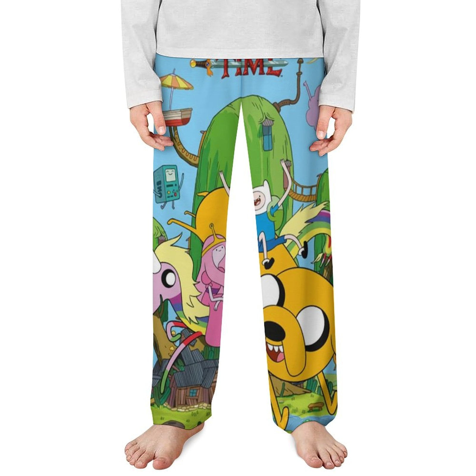 Adventure Time Pajamas for Boys Girls Cute Cartoon Print Kawaii Casual ...