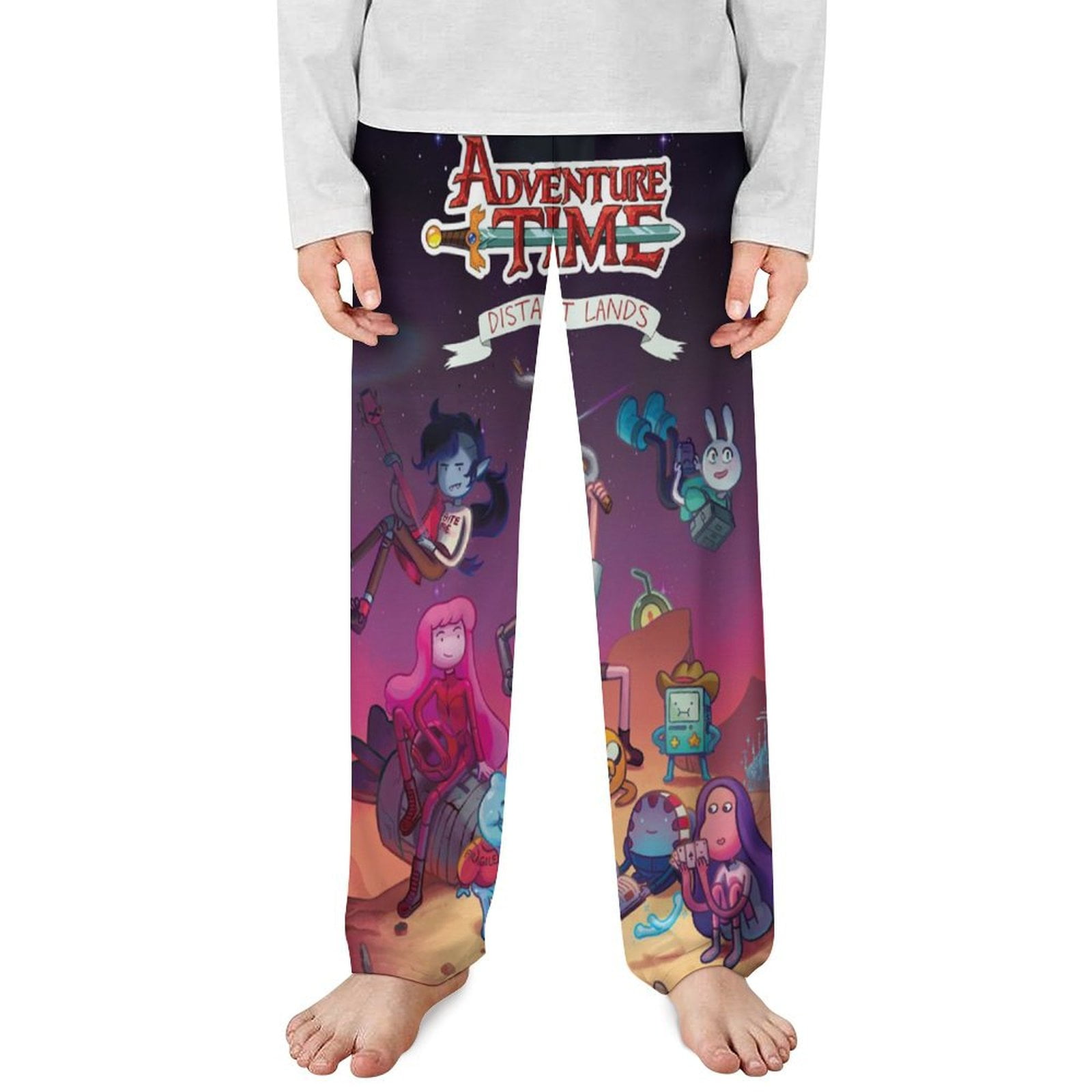 Adventure Time Pajamas for Boys Girls Cute Cartoon Print Kawaii Casual ...