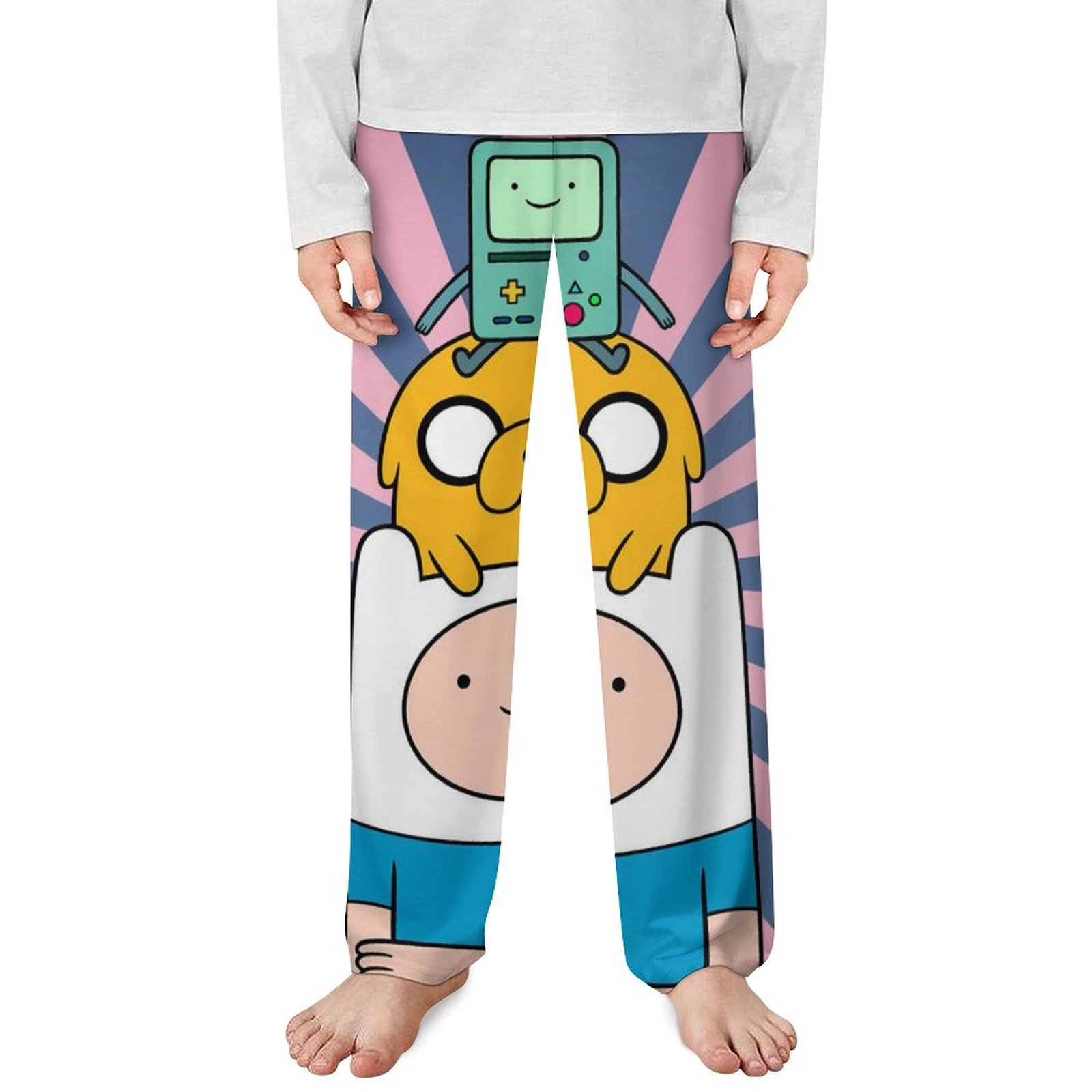 Adventure Time Pajamas for Boys Girls Cute Cartoon Print Kawaii Casual ...