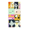 Adventure Time Pattern Hand Towels Soft Decorative Towel for Bathroom ...