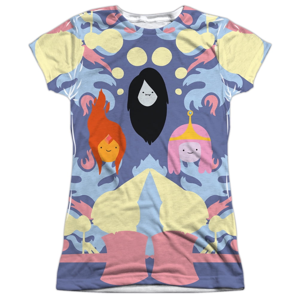 Adventure Time Pb, Fp & Marceline Girls Jr Sublimation Medium White ...
