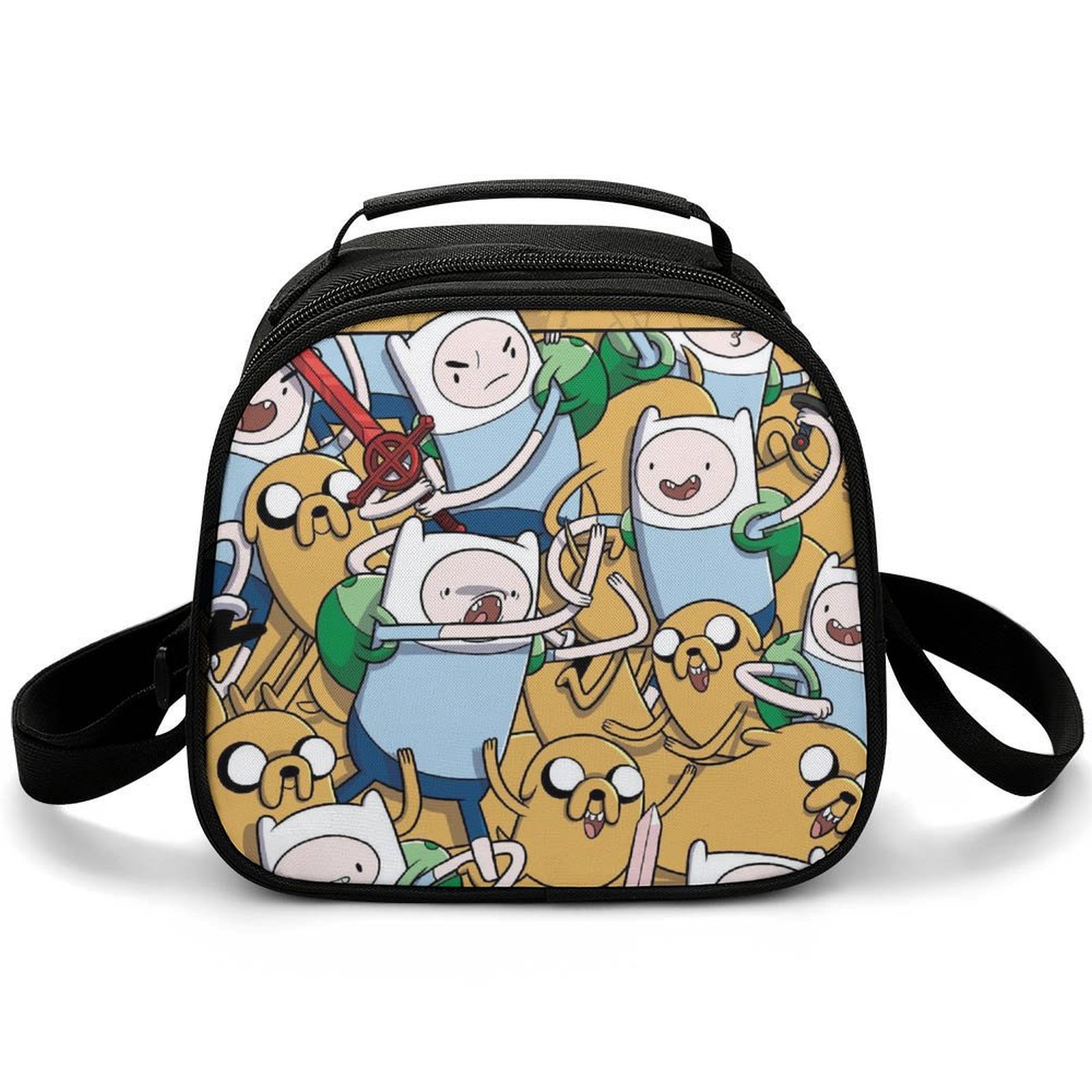 Adventure Time Portable Insulated Lunch Bag Lunch Box Unisex Reusable ...
