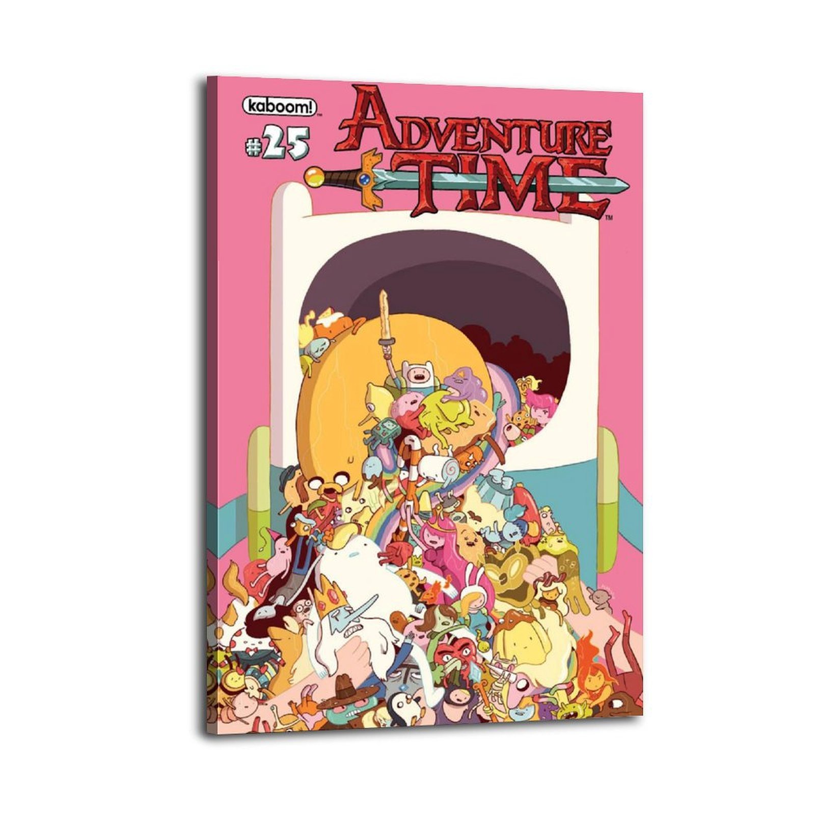Adventure Time Poster Decoration Vibrant High-end Wall Posters Retro ...