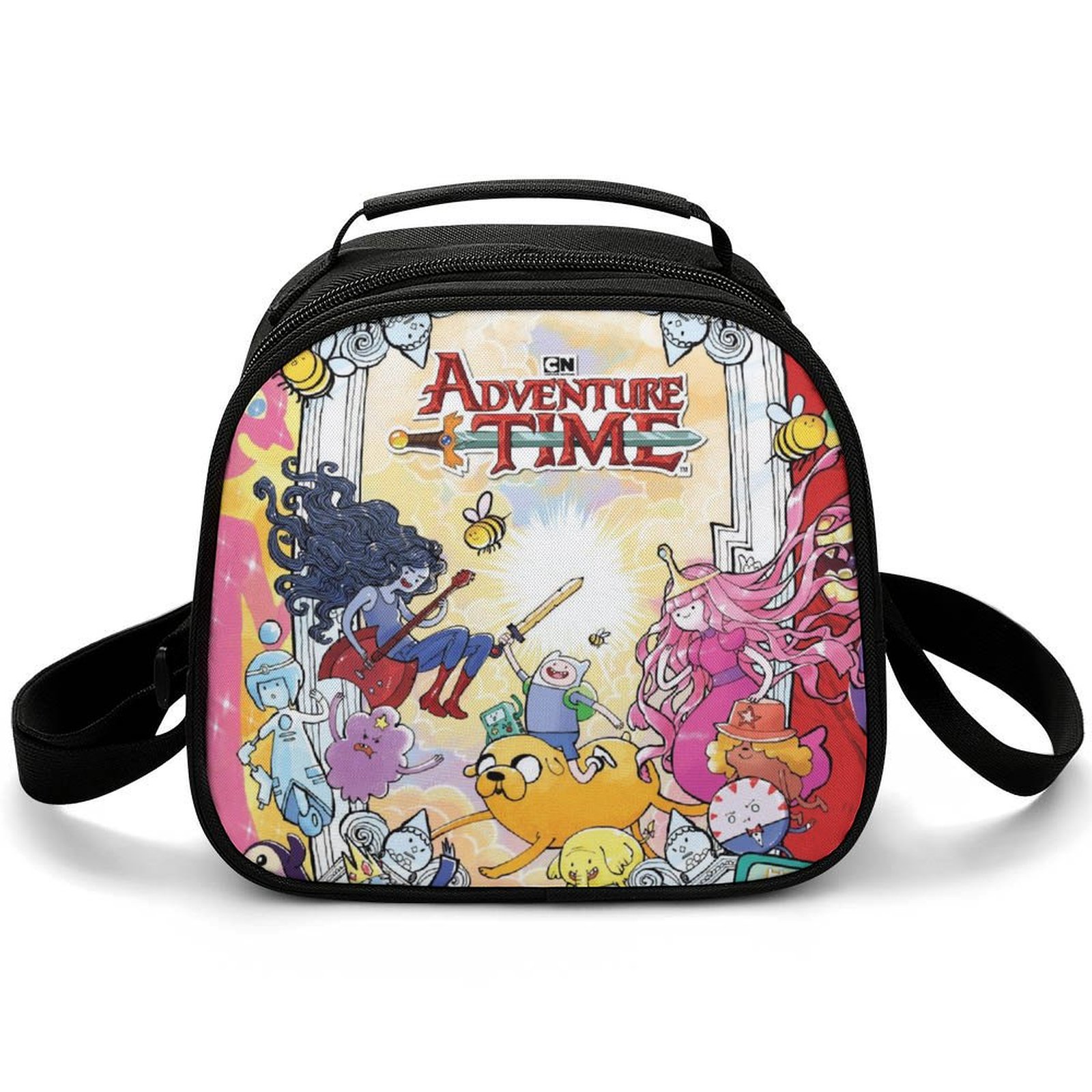 Adventure Time Poster Portable Insulated Lunch Bag Lunch Box Unisex ...