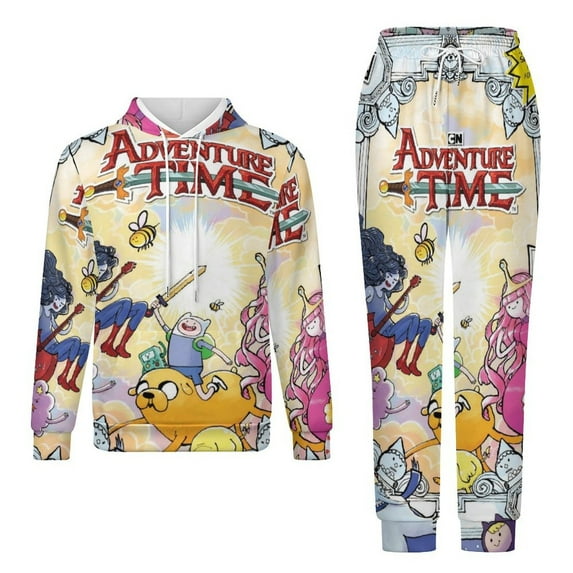 Adventure Time Poster Unisex Hoodies And Sweatpants Set Sweatshirts ...