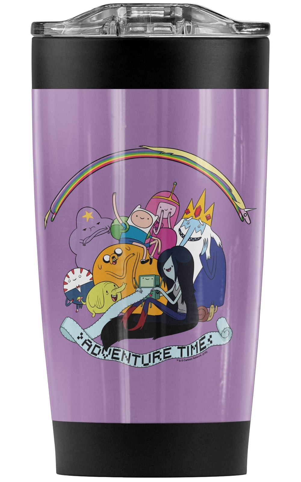 Adventure Time/Print Out Stainless Steel Tumbler 20 oz Coffee Travel ...