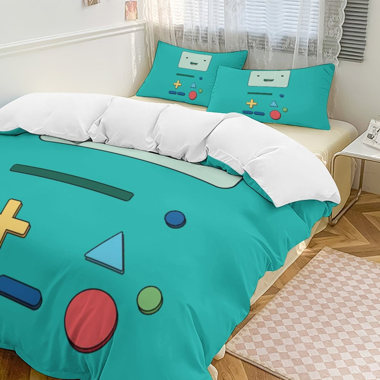 Adventure Time Robot 3 Pieces Bedding Set Soft Comforter Sets ...