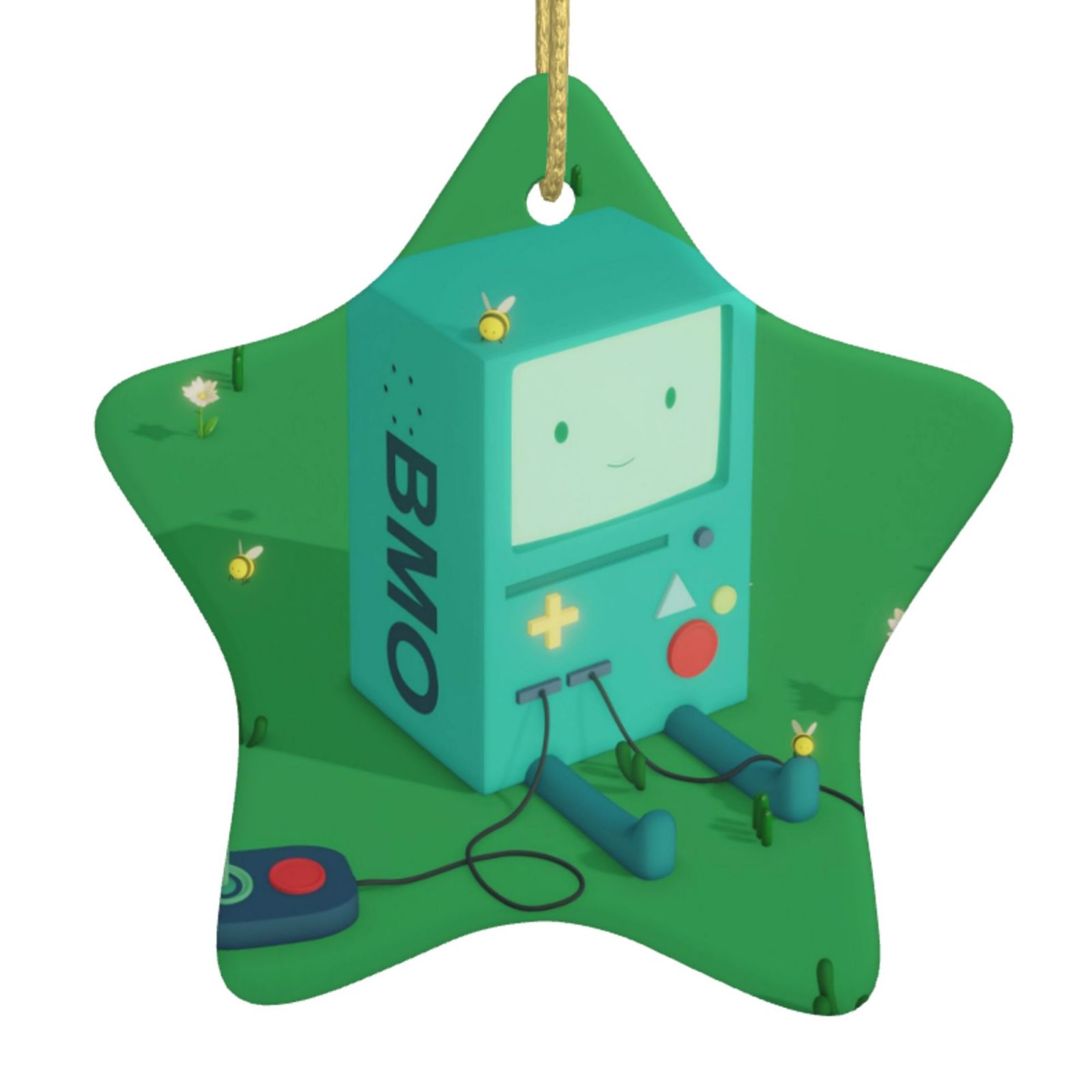 Adventure Time Robot Christmas Ornaments Ceramic Star Christmas Tree ...