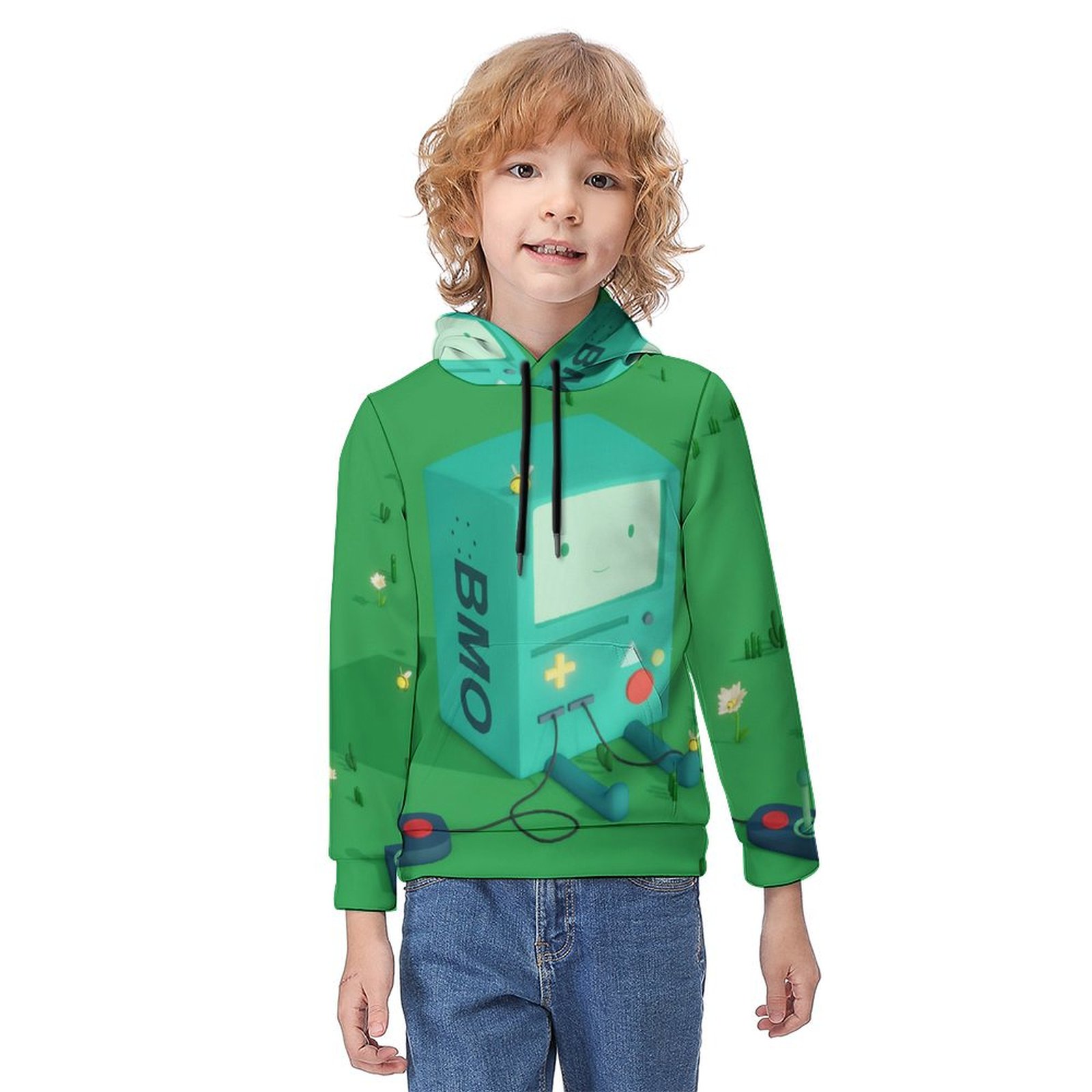 Adventure Time Robot Fashion Hoodies Sweatshirt For Kids Pullover Hoody ...
