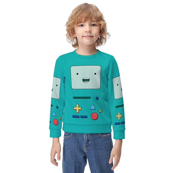 Adventure Time Robot Hoodie for Kids 3D Printed Pullover Sweatshirts ...
