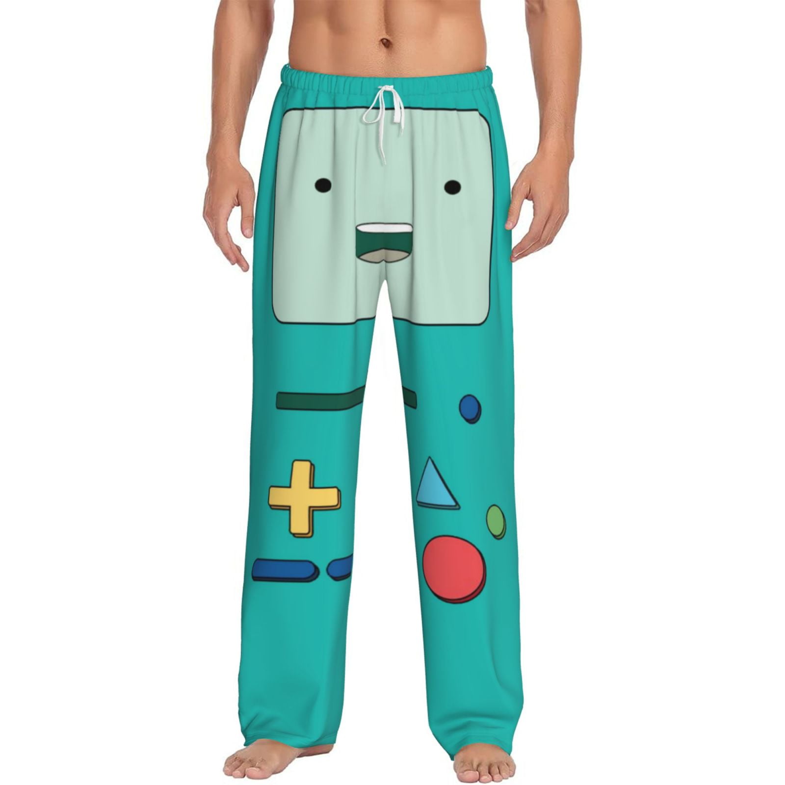 Adventure Time Robot Men's Pajama Pants With Pockets Fashion Cozy Daily ...