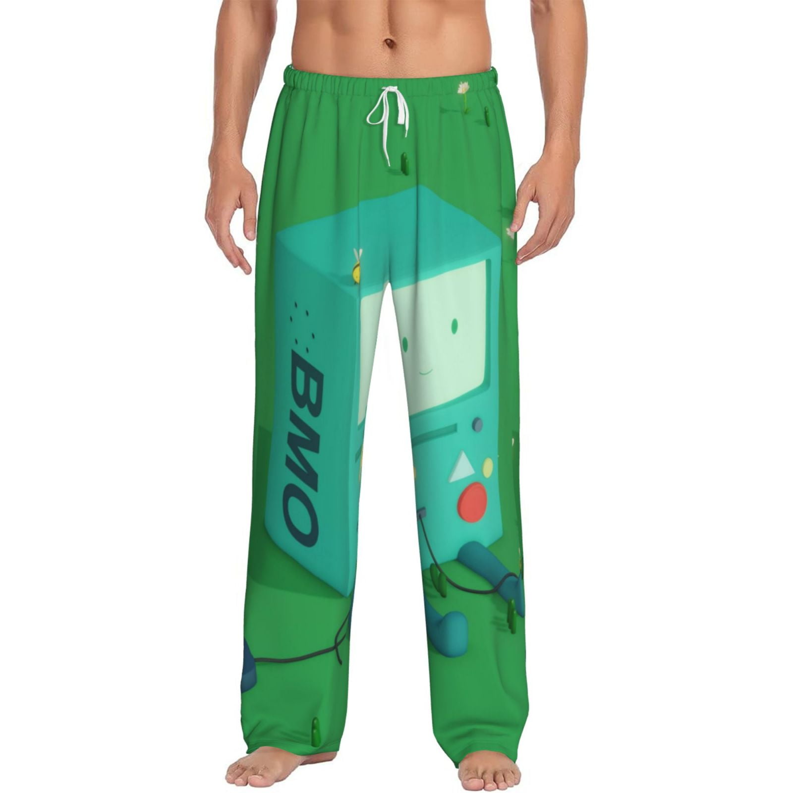 Adventure Time Robot Men's Pajama Pants With Pockets Fashion Cozy Daily ...