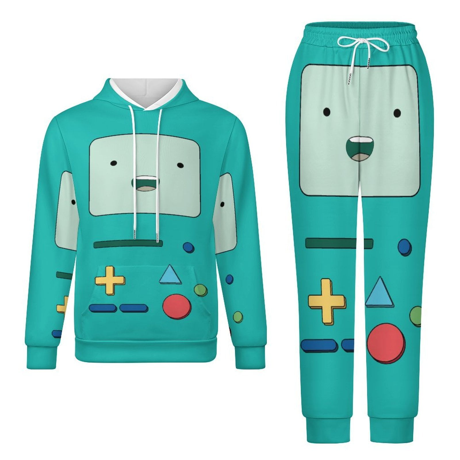 Adventure Time Robot Unisex Hoodies And Sweatpants Set Sweatshirts ...