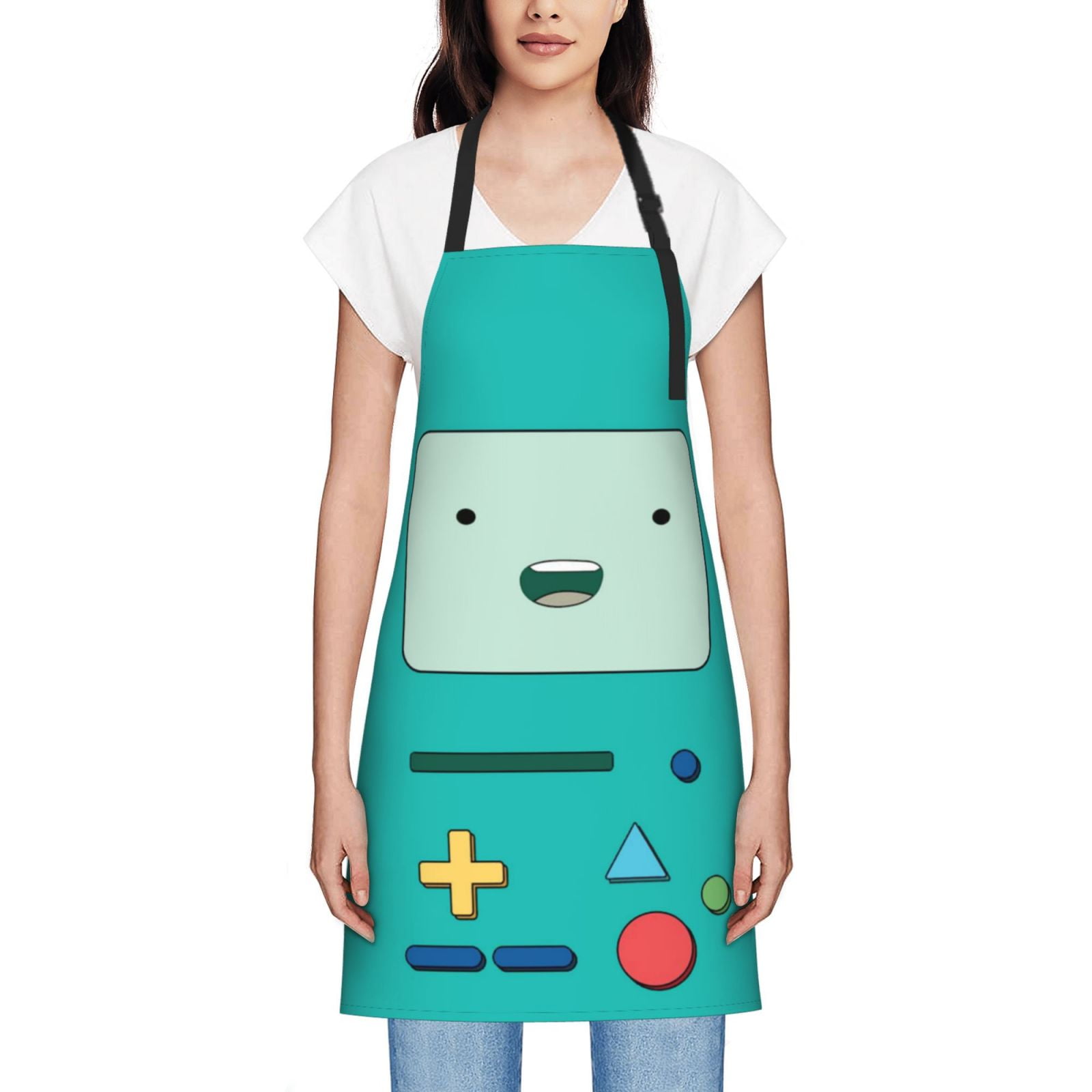 Adventure Time Robot Waterproof Apron Home Decor For Kitchen/Cooking ...
