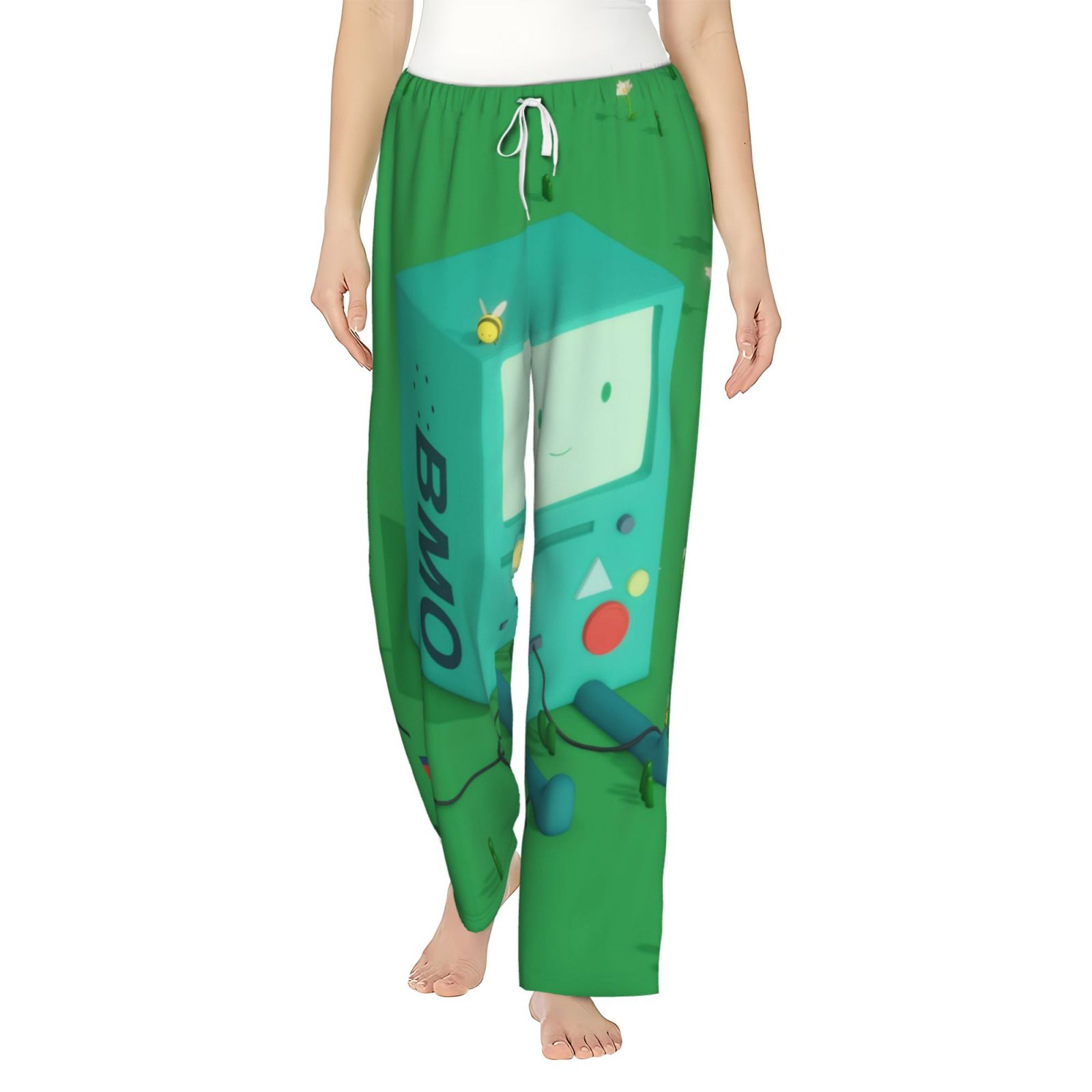 Adventure Time Robot Women's Pajama Pants Lounge Daily Novelty Cozy ...