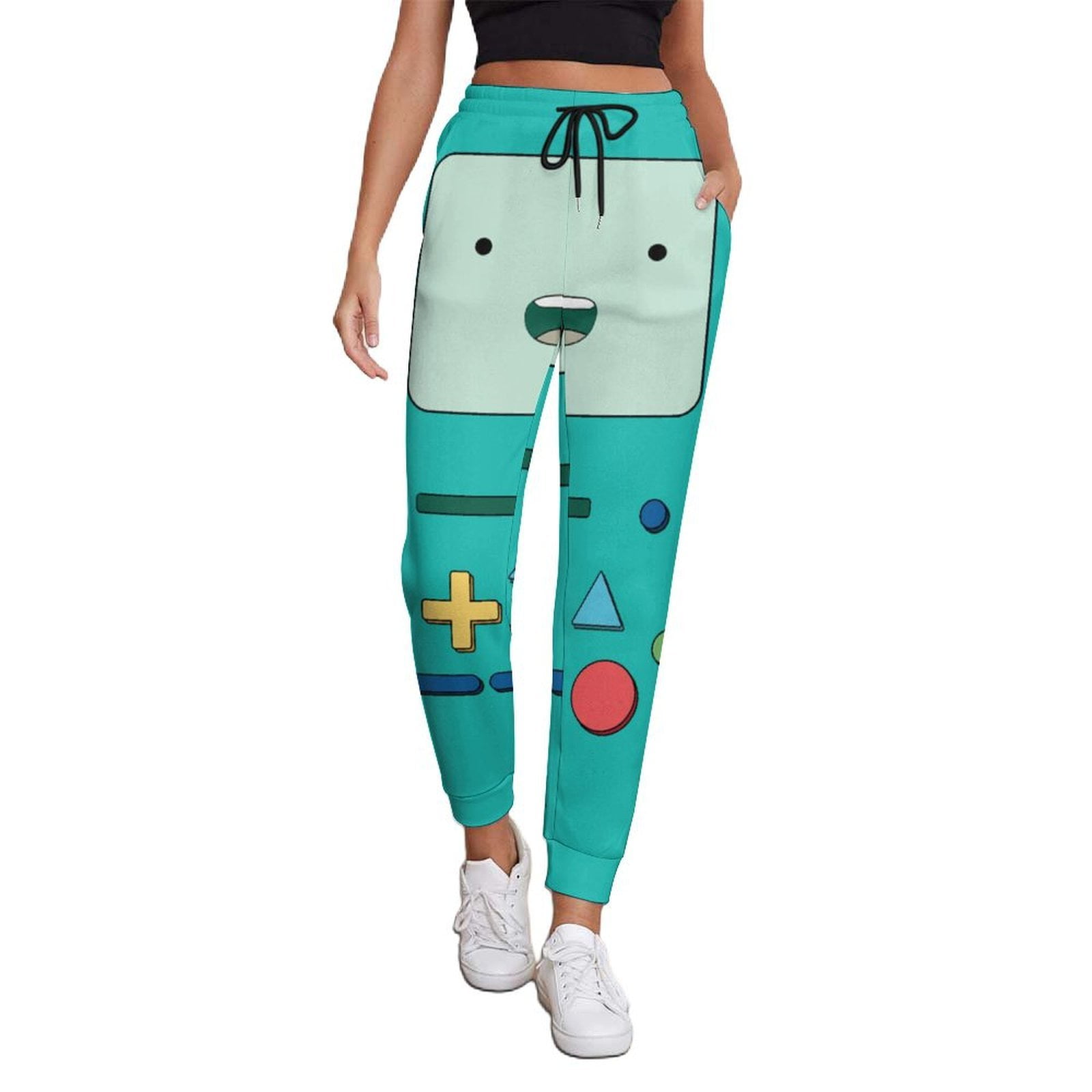 Adventure Time Robot Womens Sweatpants Joggers Pants Daily Trousers 3D ...