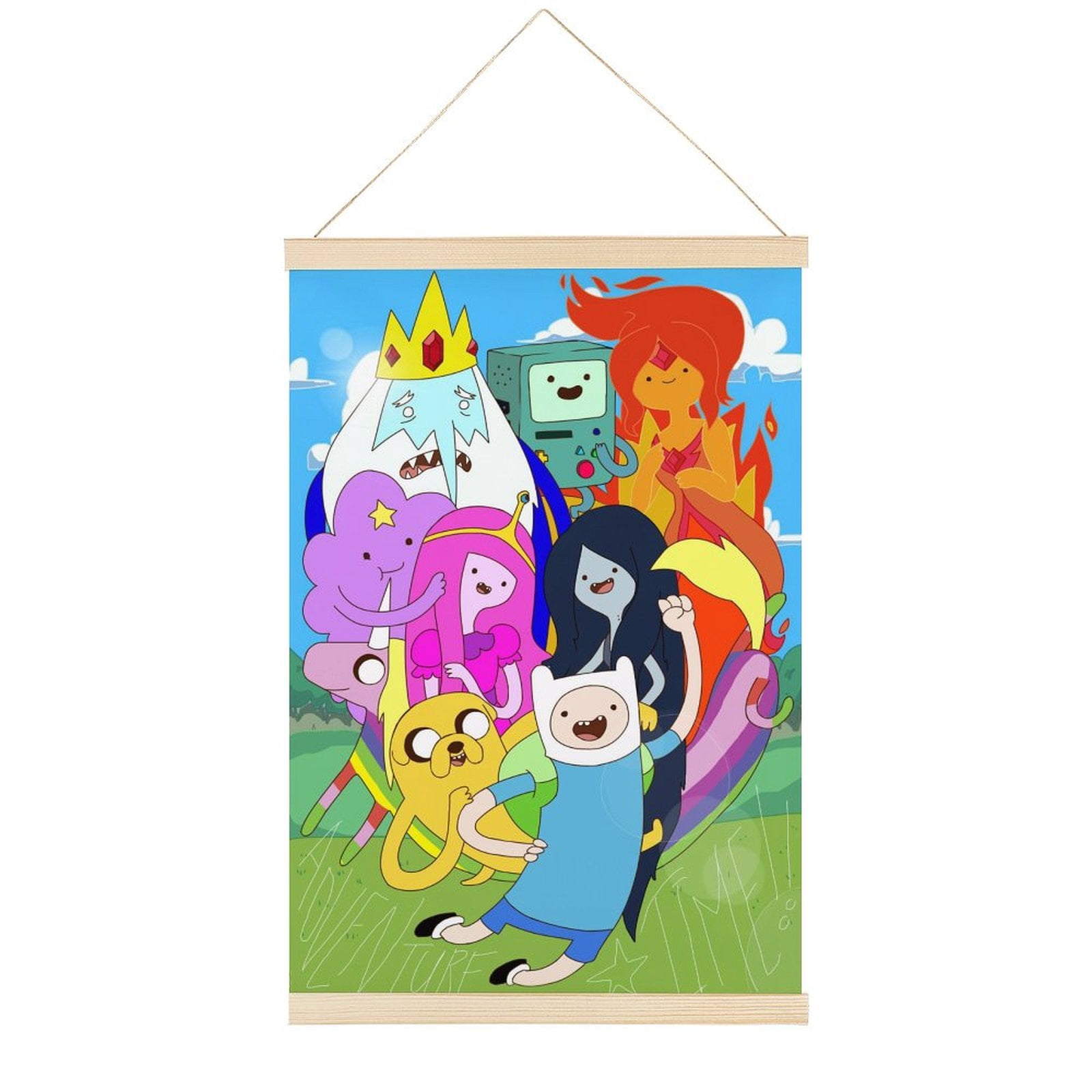 Adventure Tim Scroll Magnetic Poster Wall Picture Art Wood Frame ...