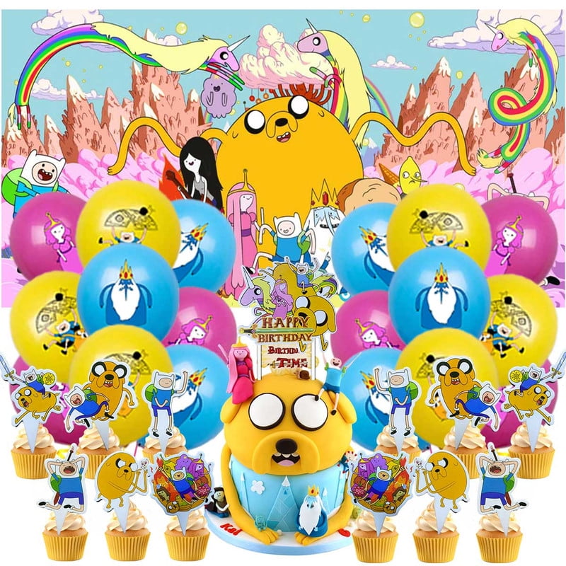 Adventure Time Set Party Supplies Decoration Birthday Decor Banner ...