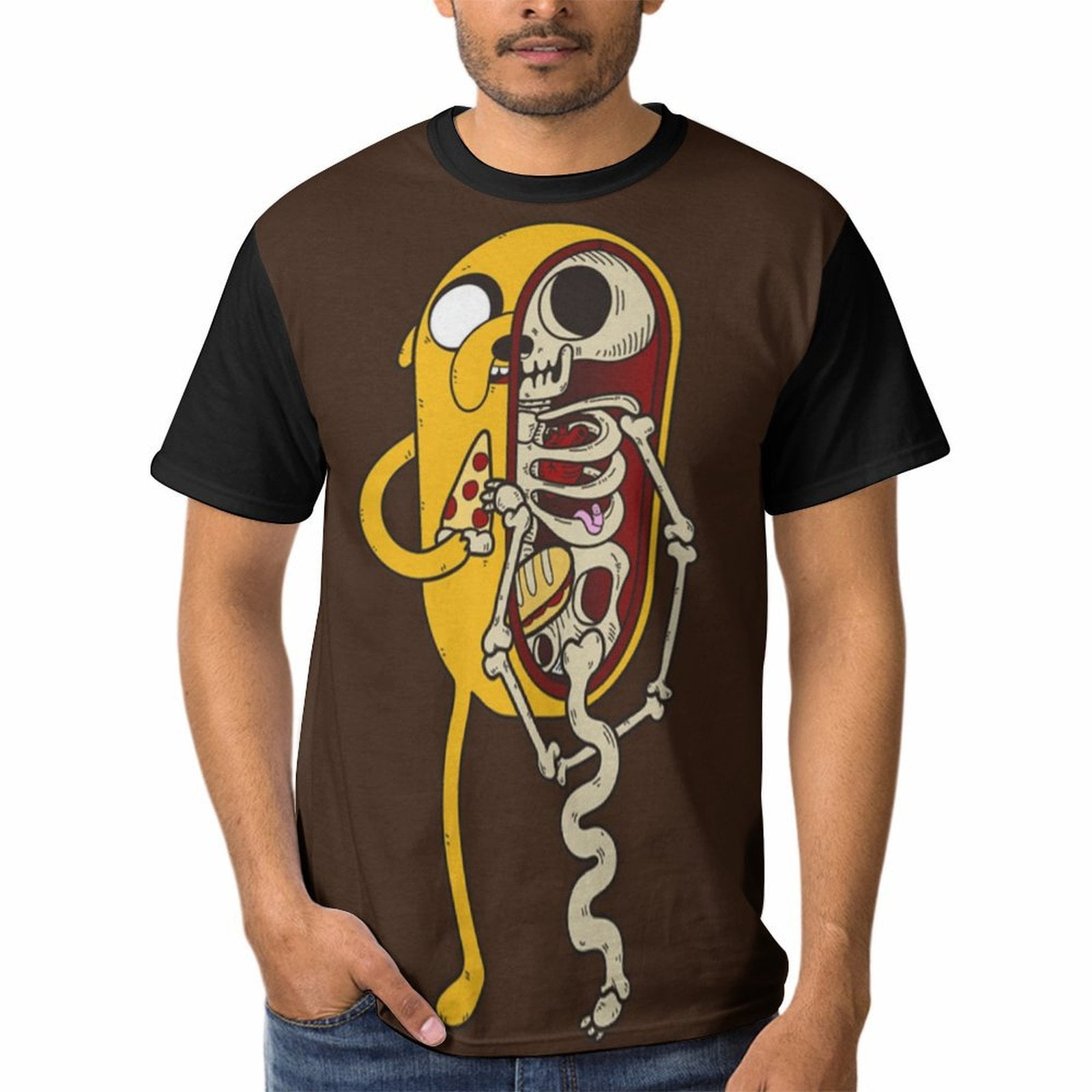 Adventure Time Shirts Men's Short Sleeve Printed T-Shirt Graphic ...