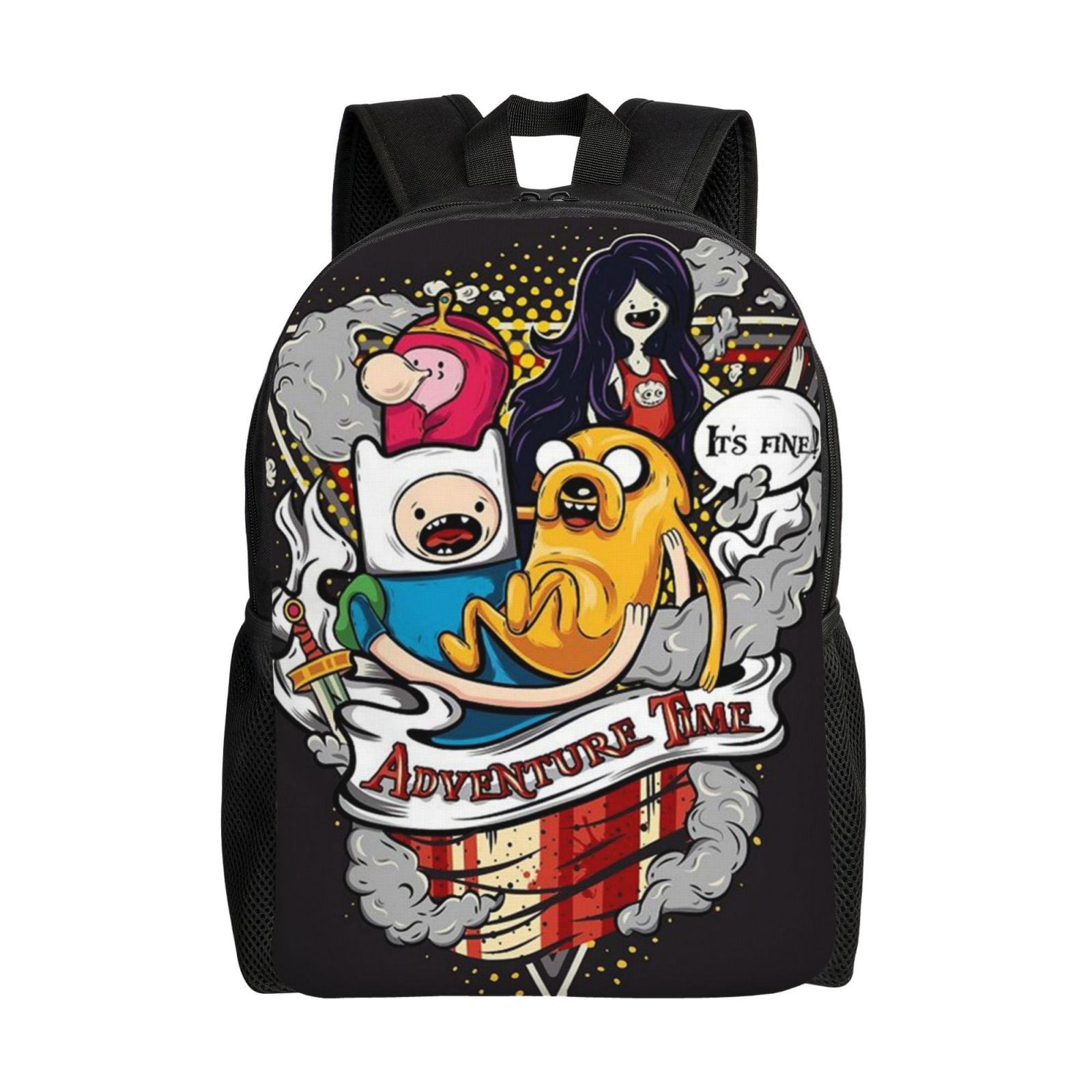 Adventure Time Shoulder Backpack Daypack 3D Printing Backpack Travel ...