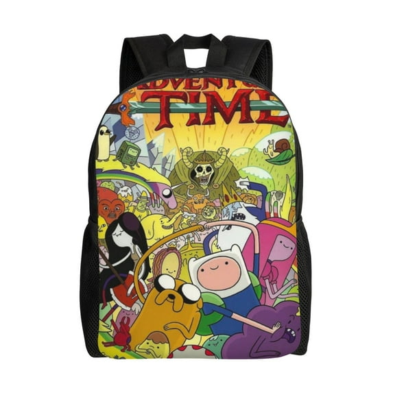 Adventure Time Shoulder Backpack Daypack 3D Printing Backpack Travel ...