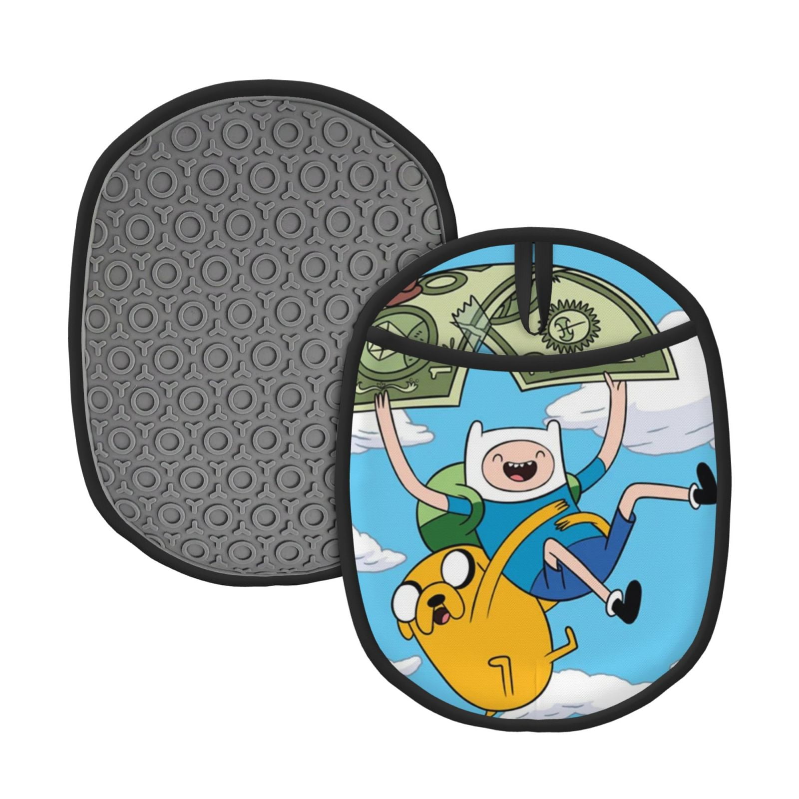 Adventure Time Silicone Pot Mat Mitten Oven Mitts Pot Holder Heat ...