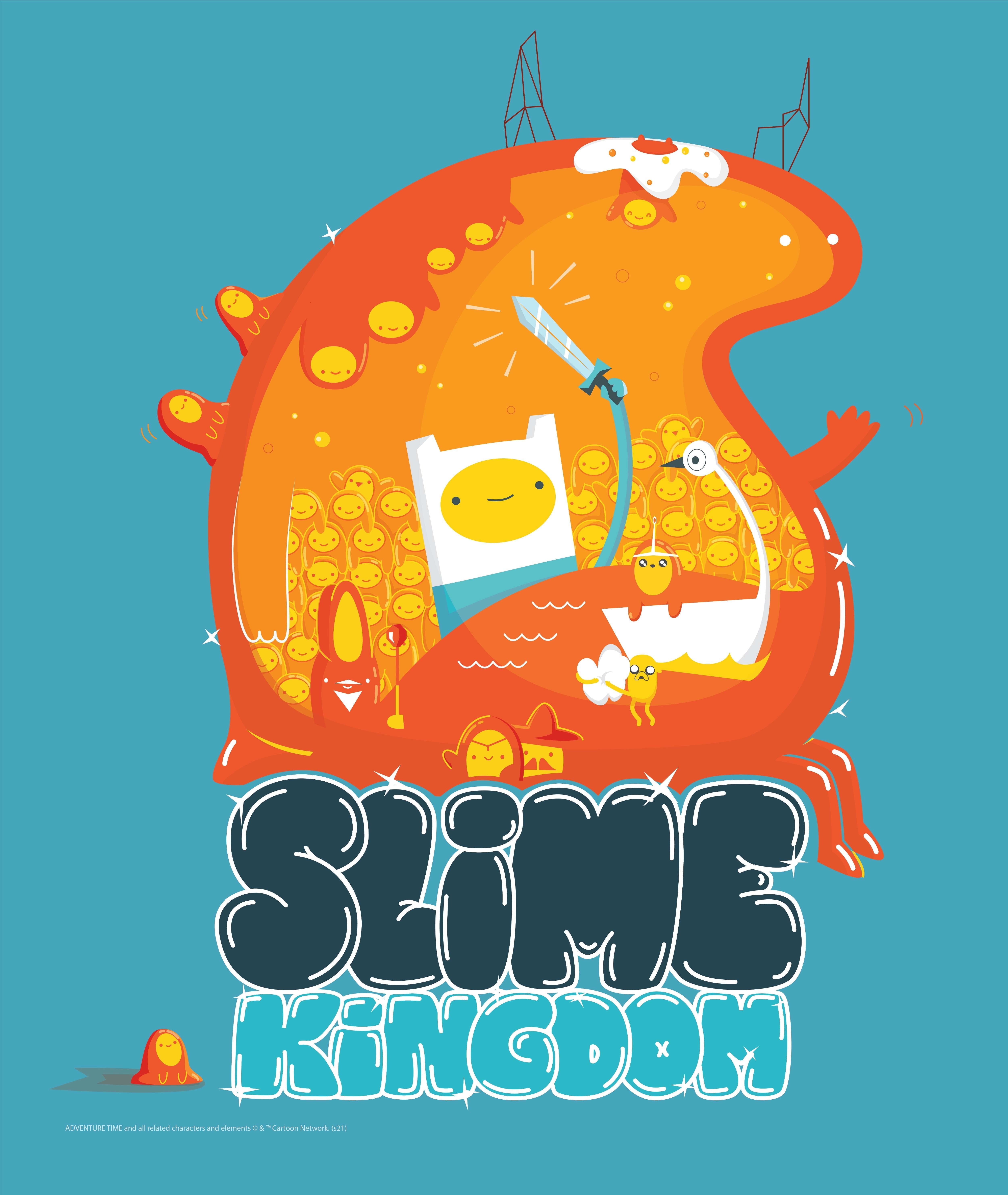 Adventure Time Slime Kingdom Kids Silk Touch Throw Blanket - Walmart.com