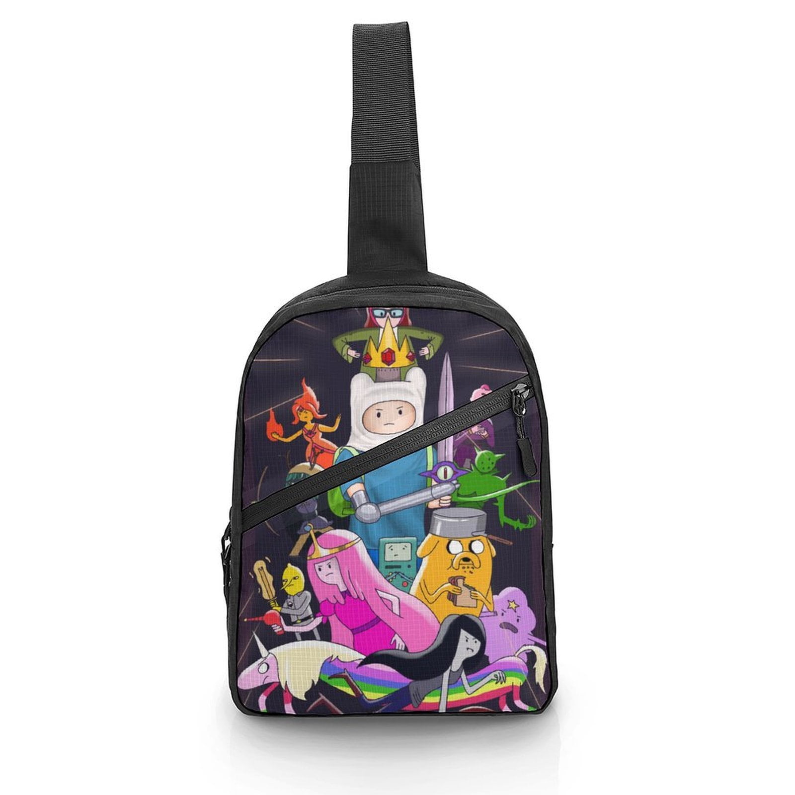Adventure Time Sling Bag Foldable Crossbody Bag Unisex Versatile ...